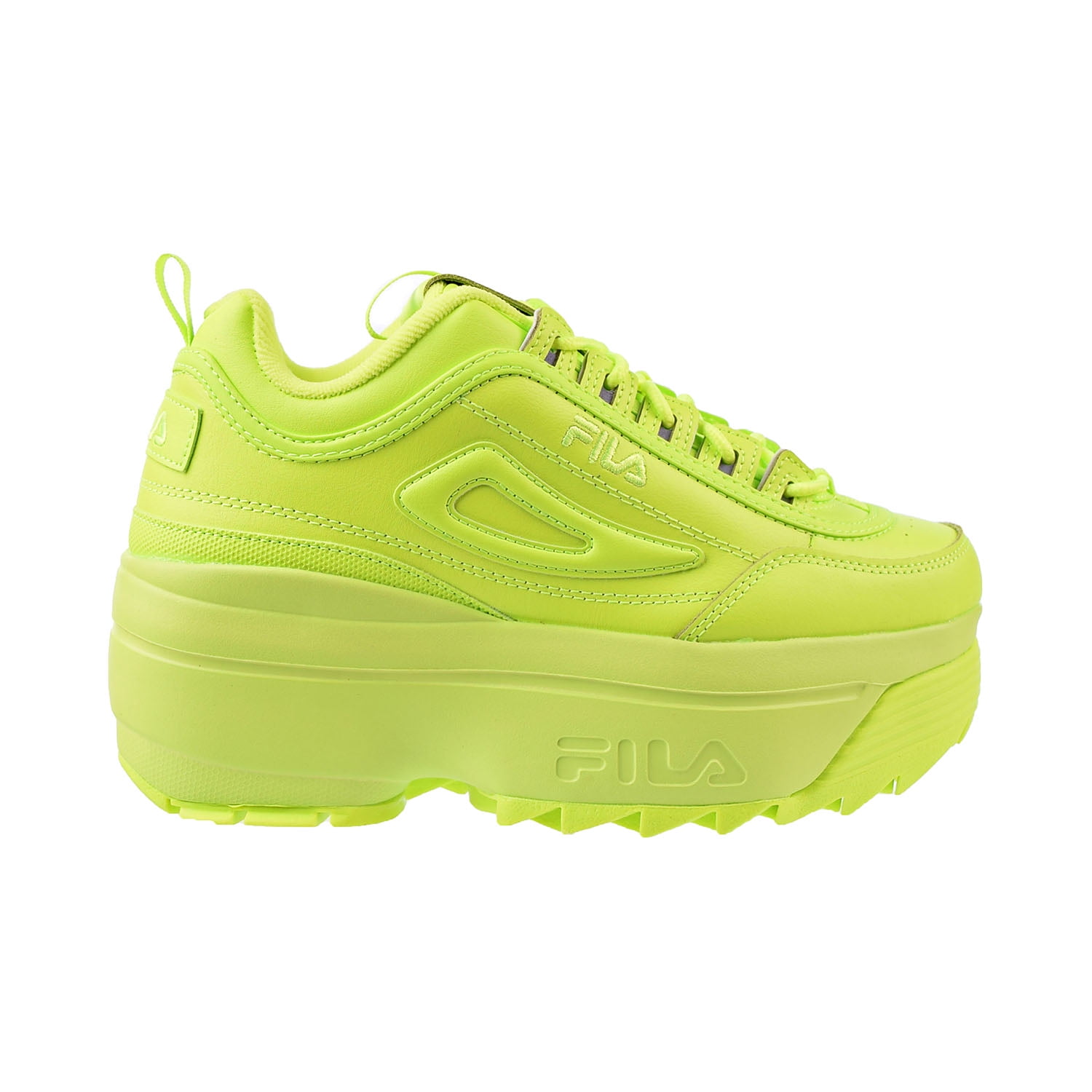 Fila Disruptor II Wedge Womens Shoes Size 5.5, Color: Neon Green ...