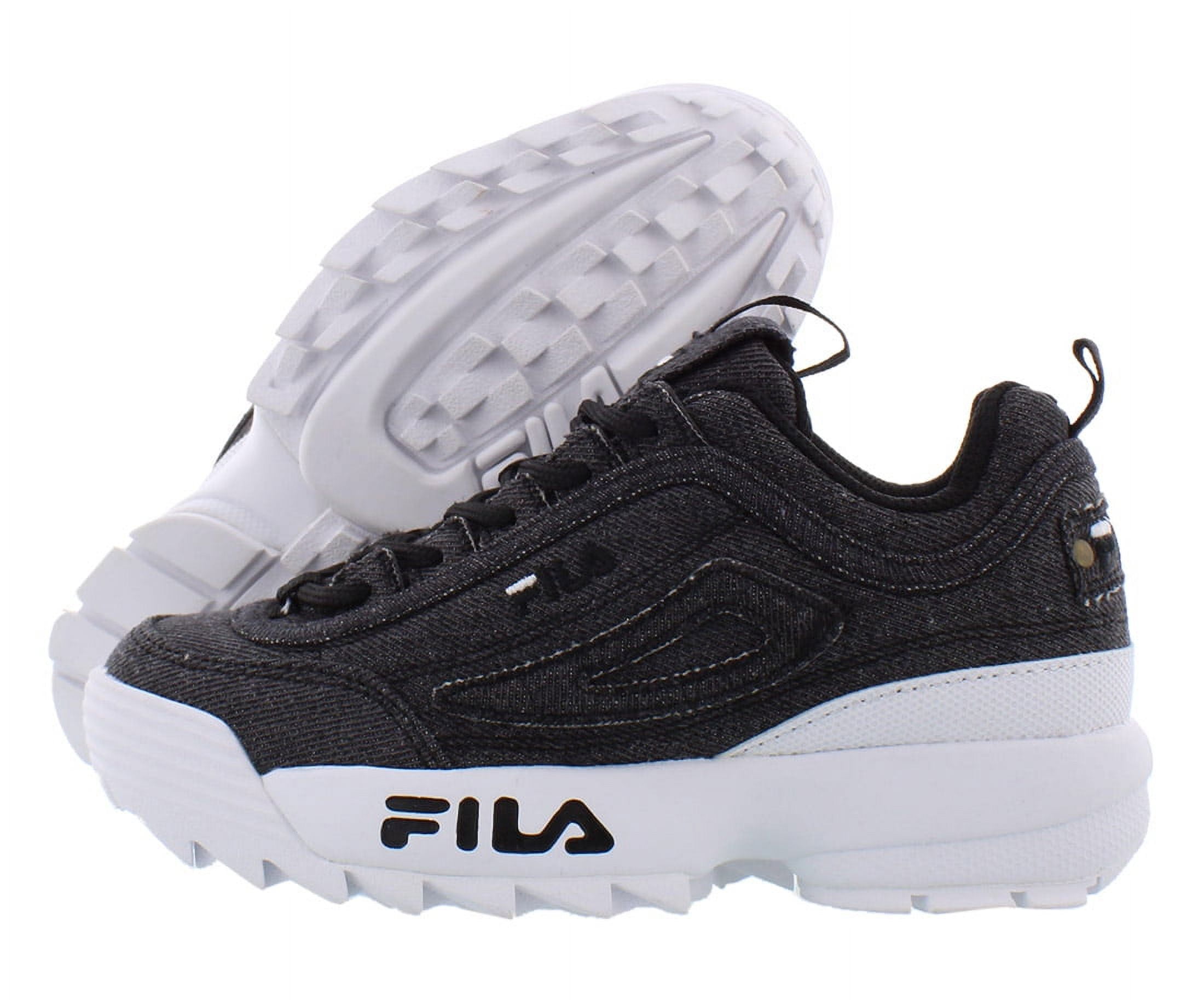 Fila Disruptor Ii Denim Boys Shoes Size 1, Color: Charcoal - Walmart.com