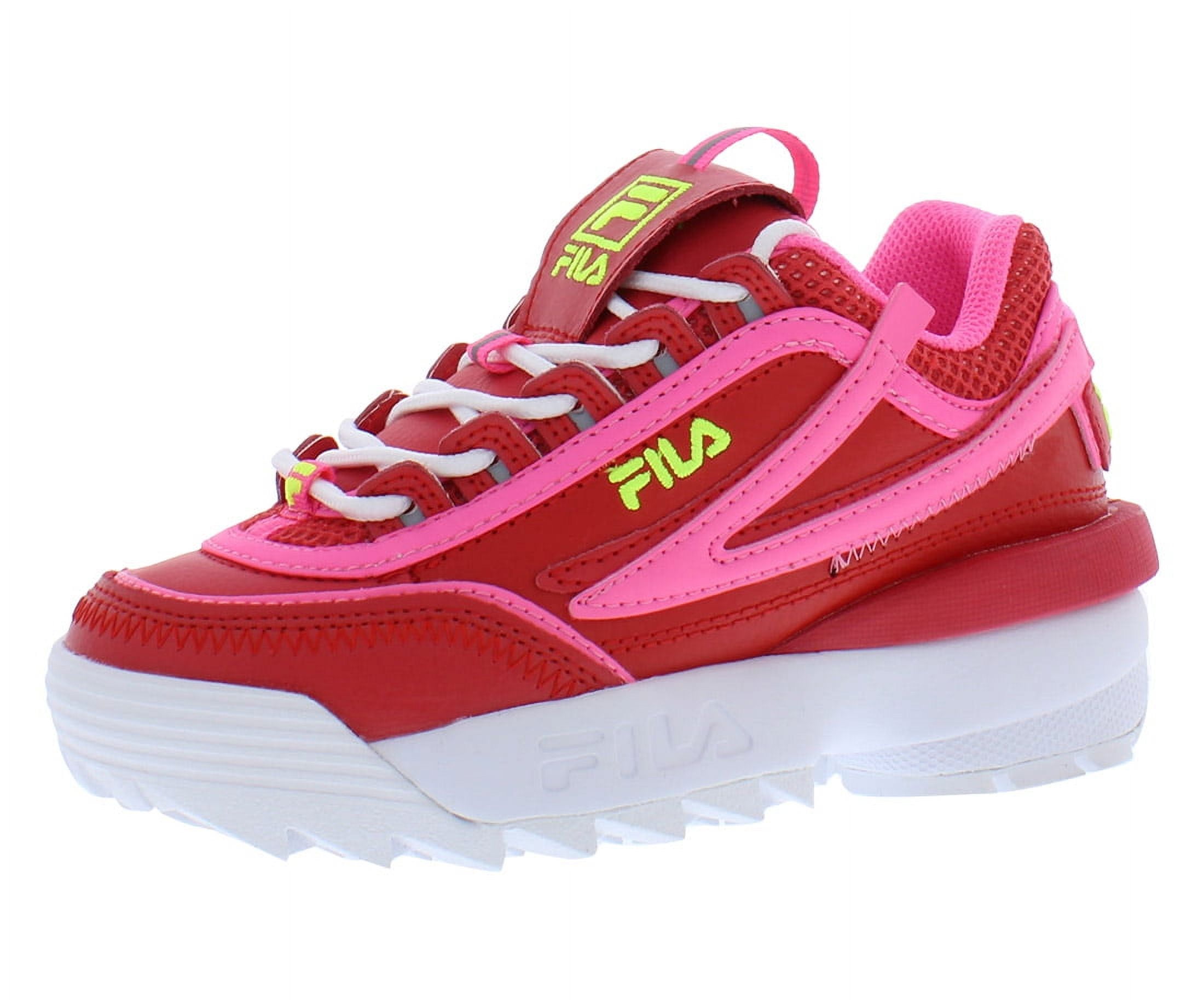 Fila Disruptor Ii Exp Girls Shoes Size 11, Color: Red/Pink - Walmart.com