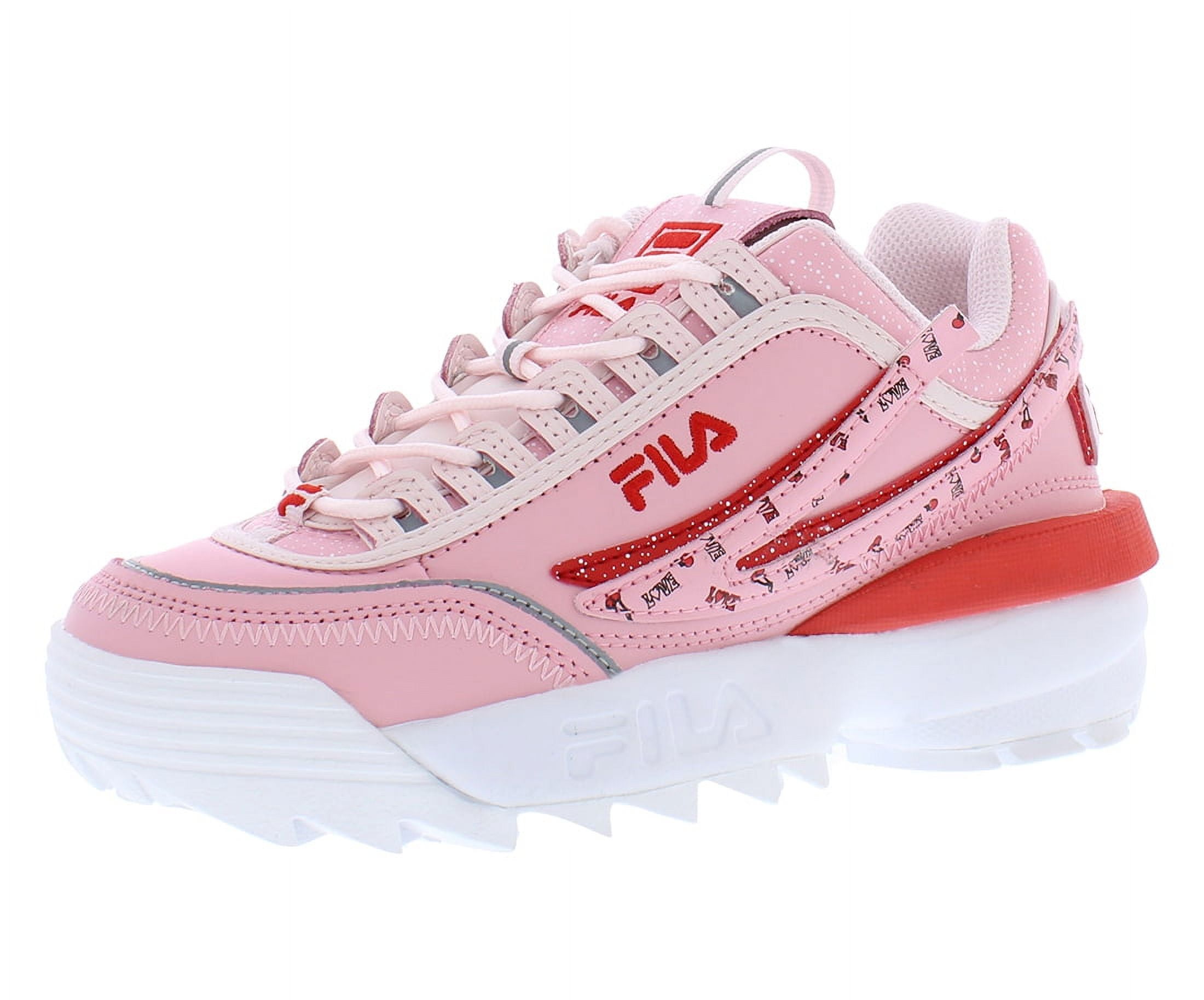 Fila Disruptor Ii Exp Gs Girls Shoes Size 5.5, Color: Pink/Red ...