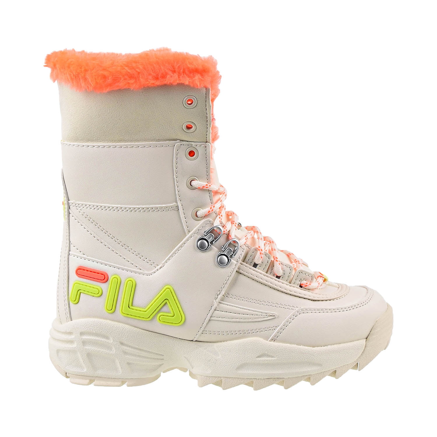 Fila Disruptor Boot Womens Shoes Size 8, Color: Gardenia/Orange/Safety ...