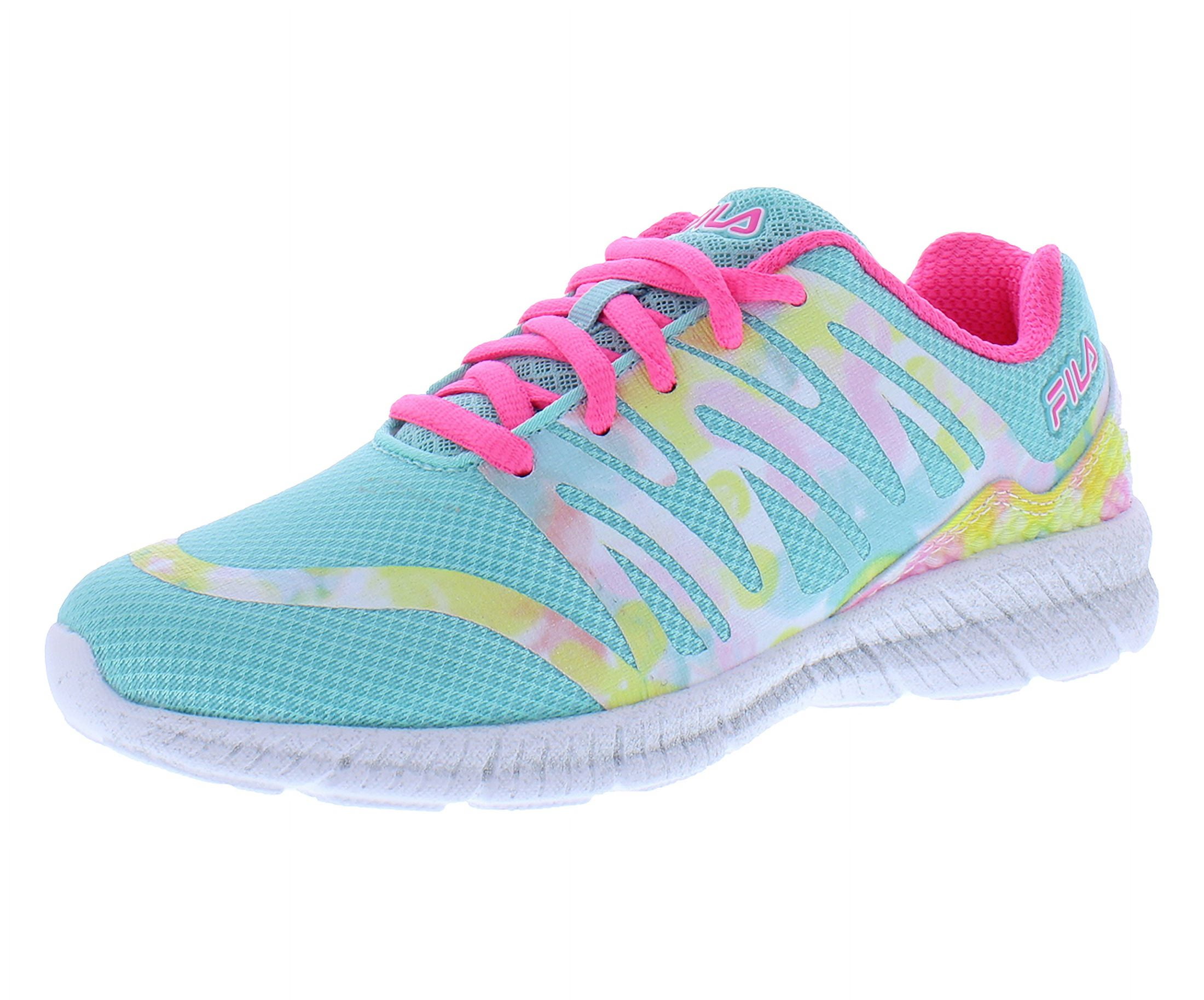 Fila Fantom 5 Girls Shoes Size 2, Color: Teal/Yellow - Walmart.com