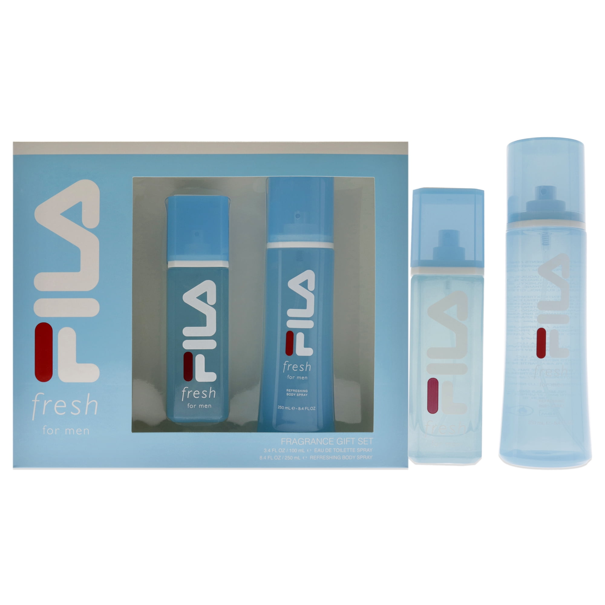 Fila Fresh 2 Pc Men's Fragrance Gift Set - 3.4oz EDT Spray, 8.4oz Body ...