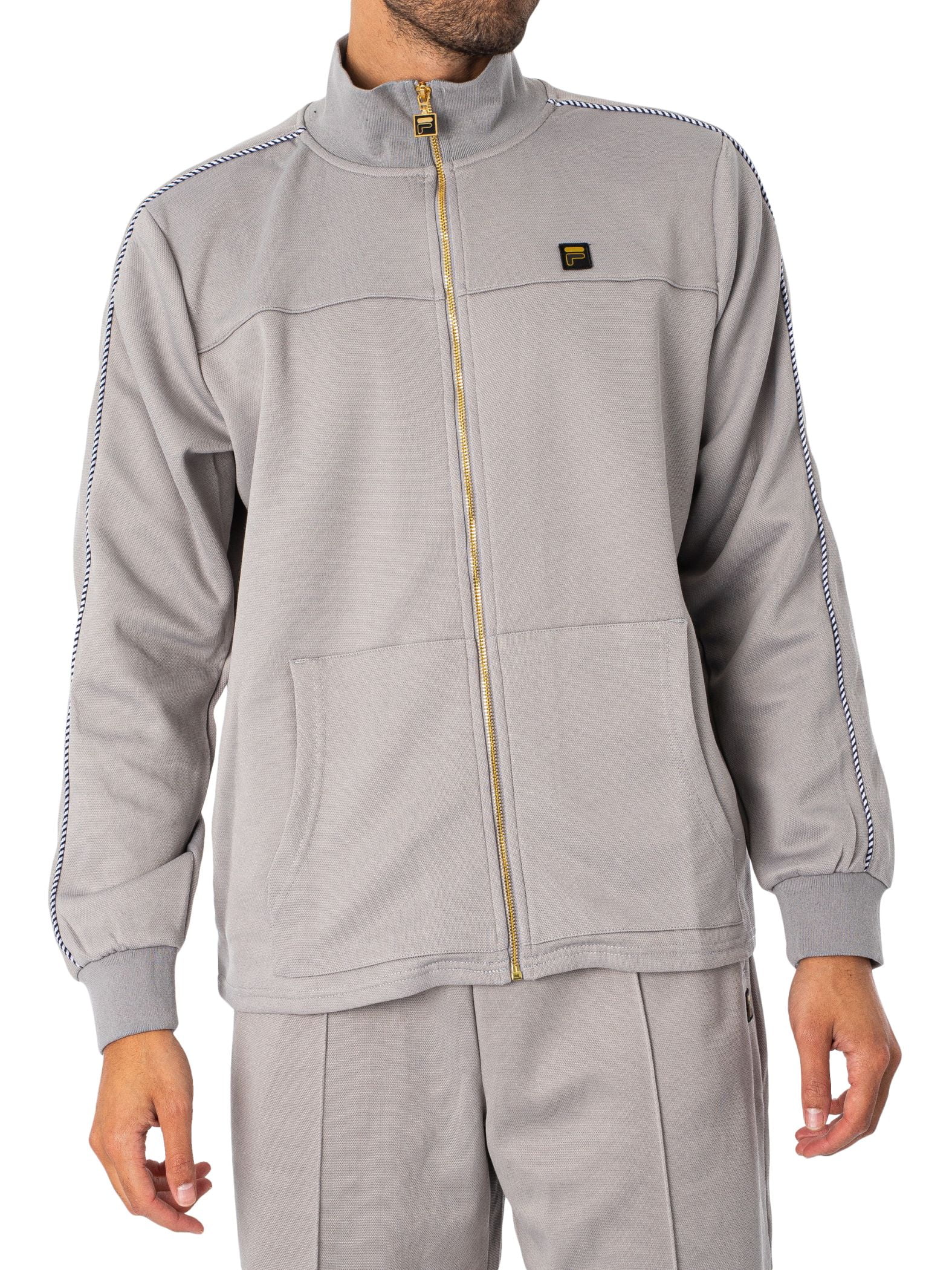 Fila Gold Capelli Cut & Sew Track Jacket, Grey - Walmart.com