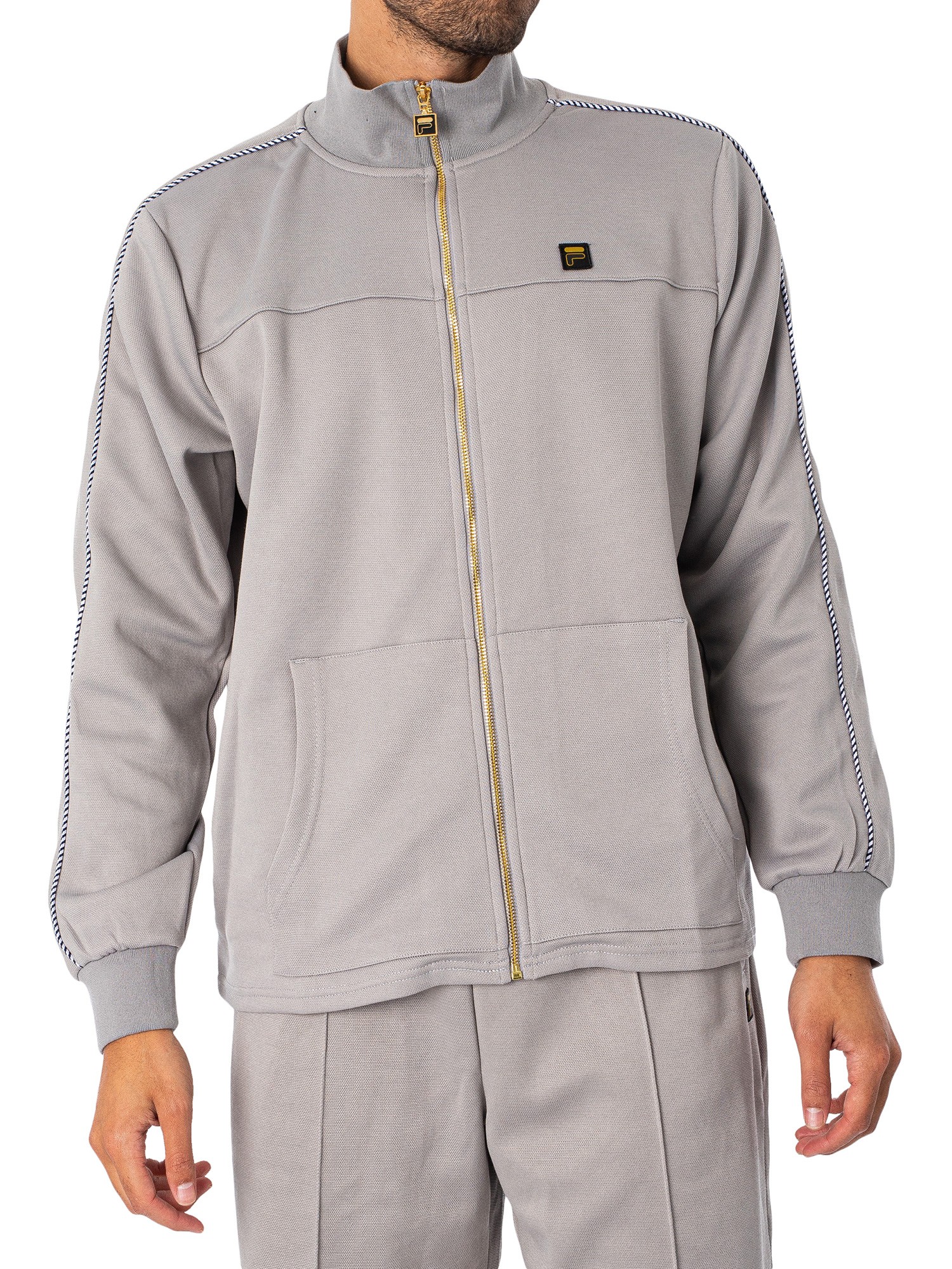Fila Gold Capelli Cut & Sew Track Jacket, Grey - Walmart.com