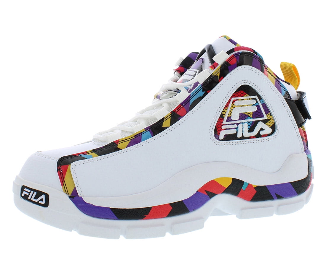 Fila Grant Hill 2 90s Mens Shoes Size 8.5, Color: White/Black/Electric ...