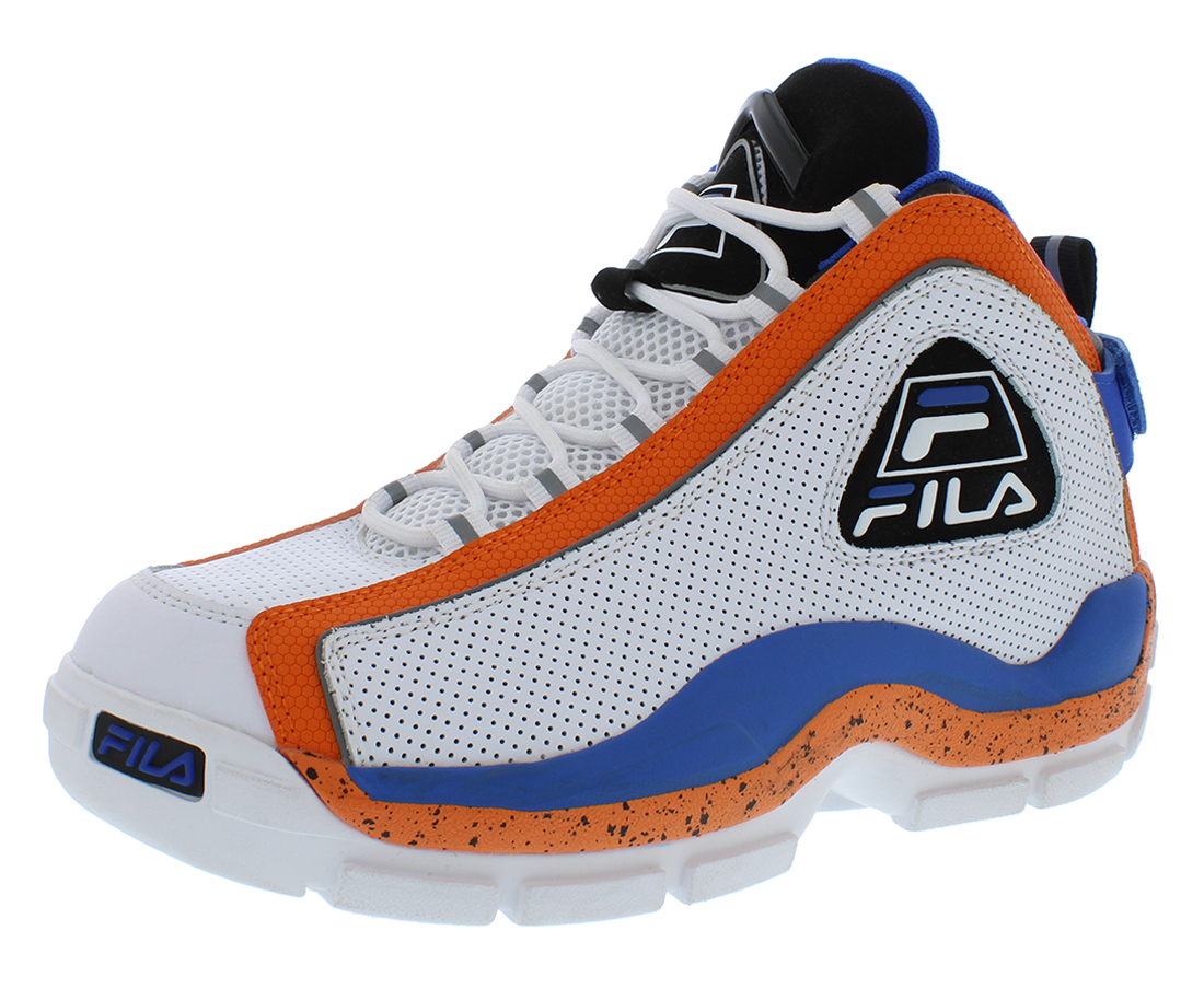 Fila Grant Hill 2 PDR Mens Shoes Size 8, Color: White/Blue/Orange ...