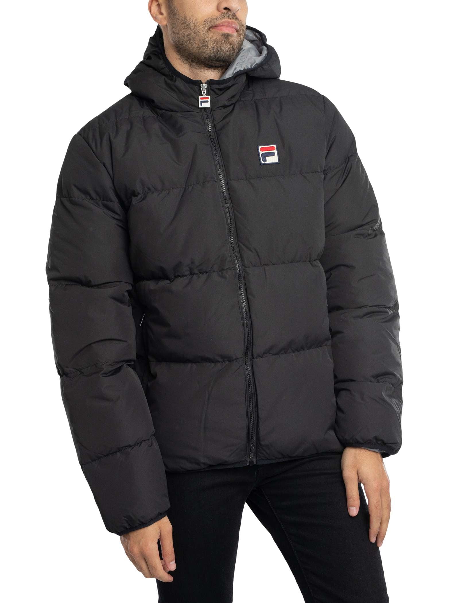 Fila Harry Heavily Padded Puffer Jacket, Black - Walmart.com