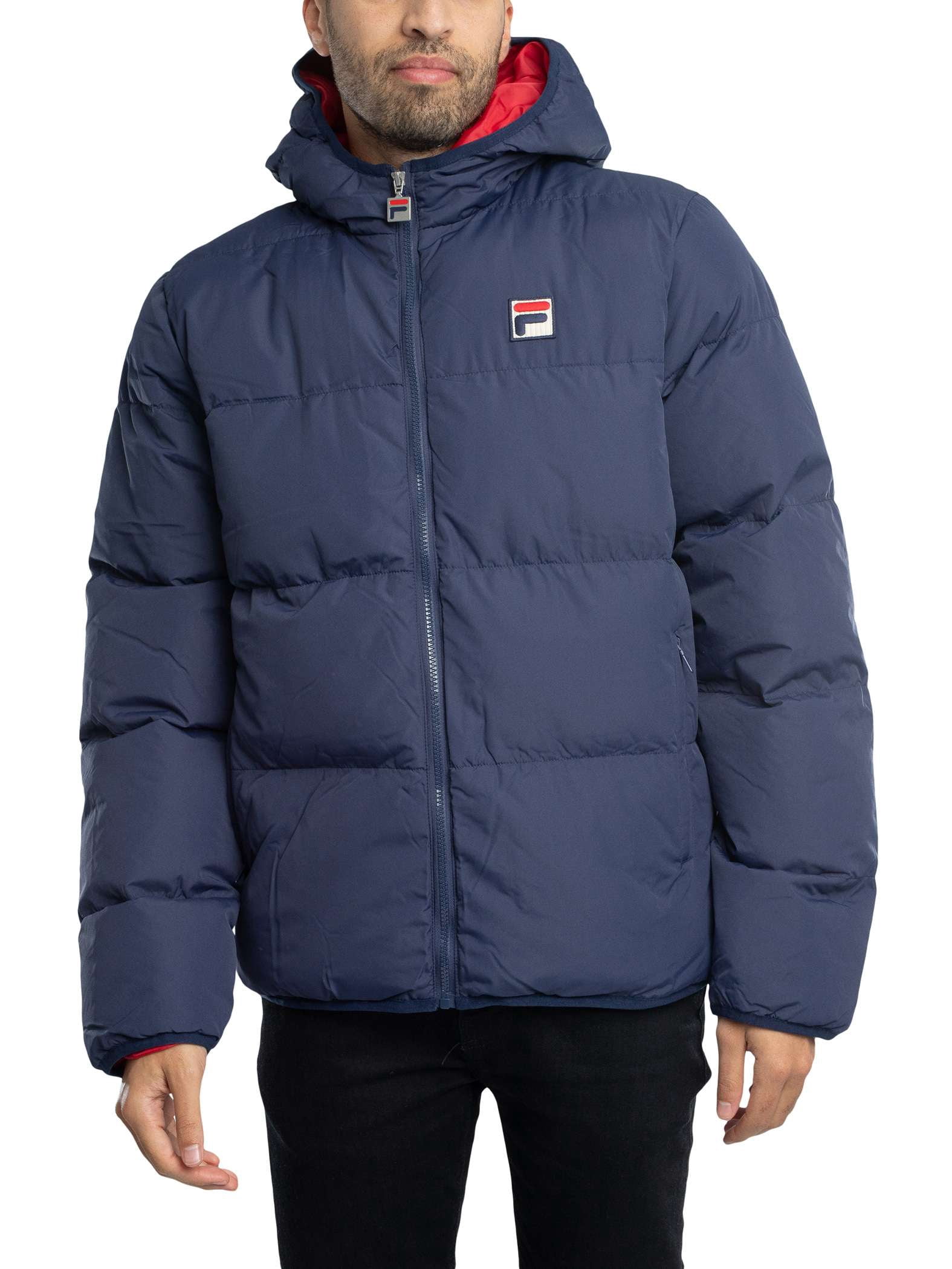 Fila Harry Heavily Padded Puffer Jacket, Blue - Walmart.com