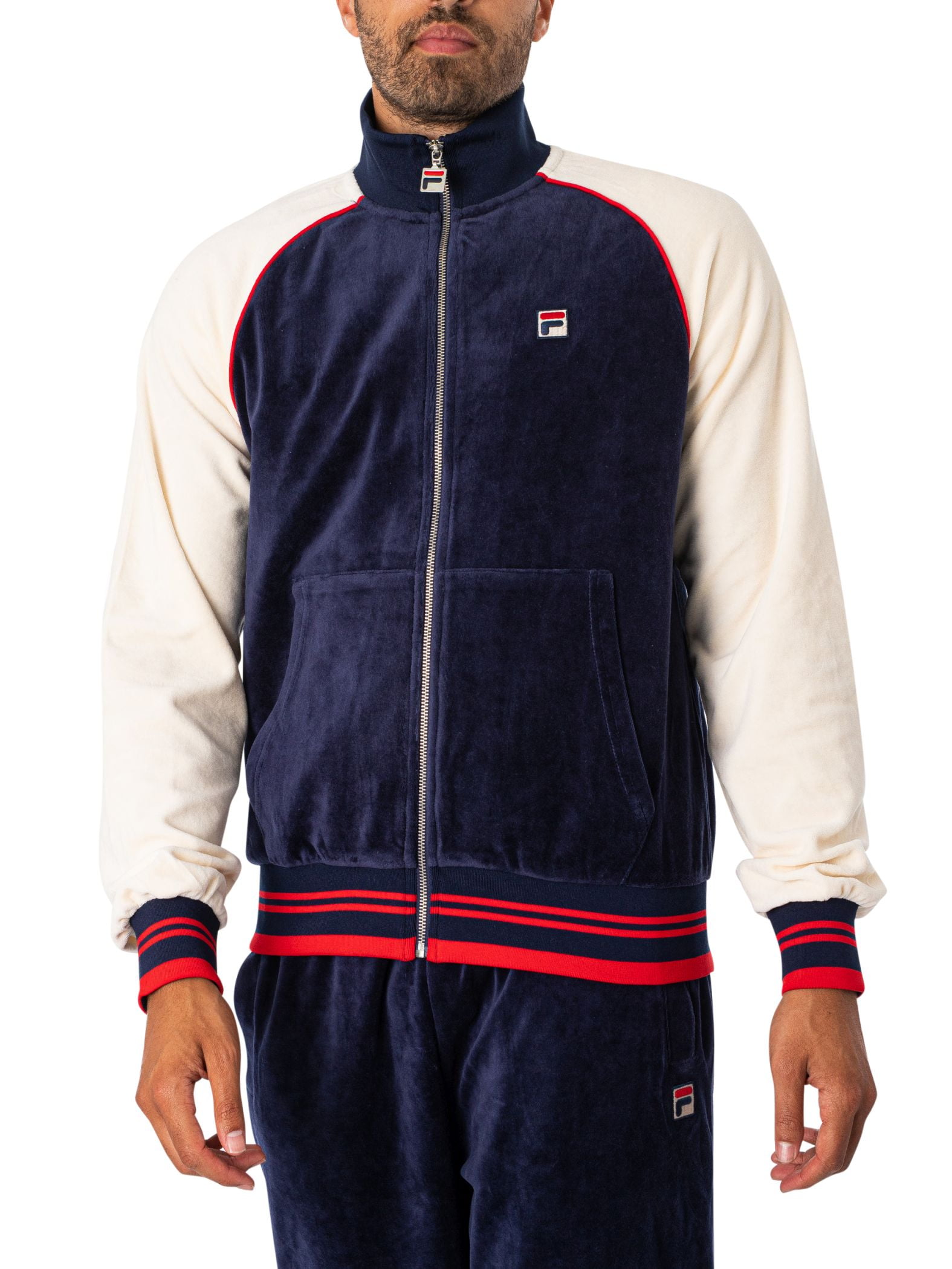 Fila Liston Colour Block Track Jacket, Blue - Walmart.com
