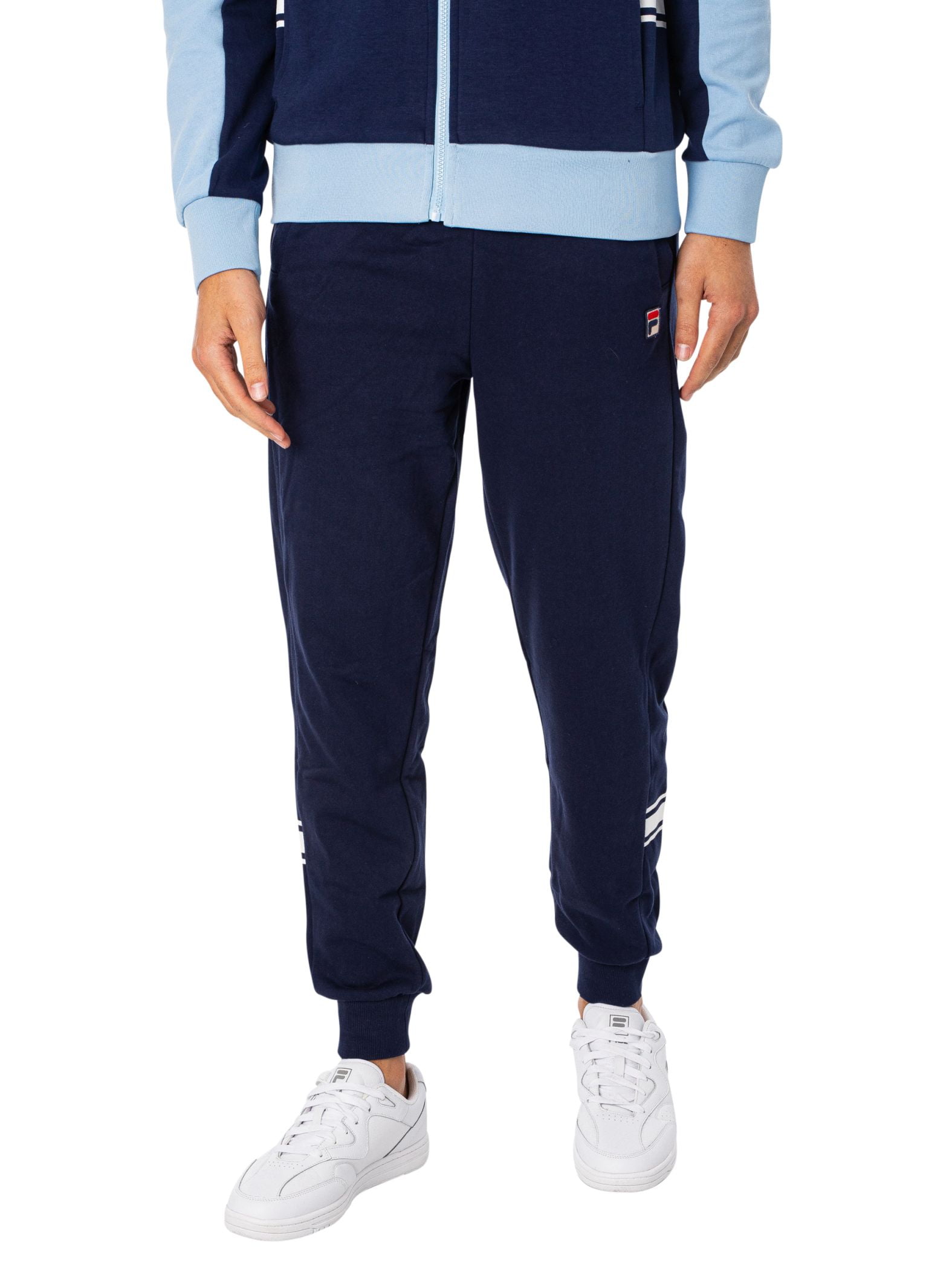 Fila Luke Panel Track Joggers, Blue - Walmart.com