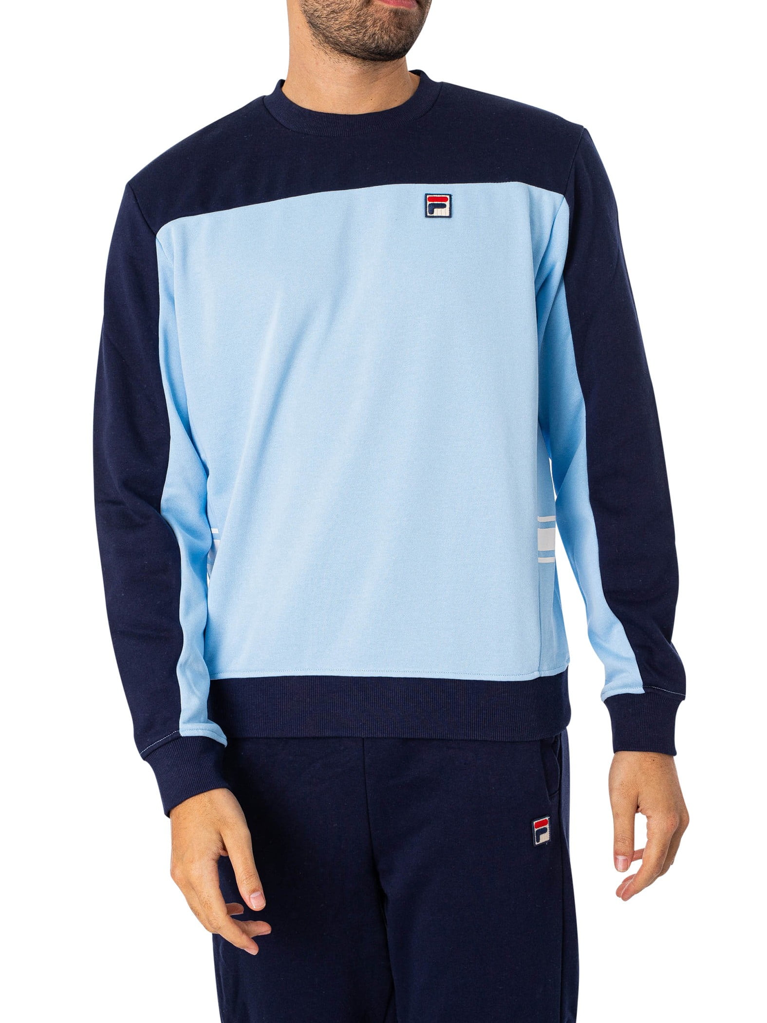 Fila Matt Colour Block Sweatshirt, Blue - Walmart.com