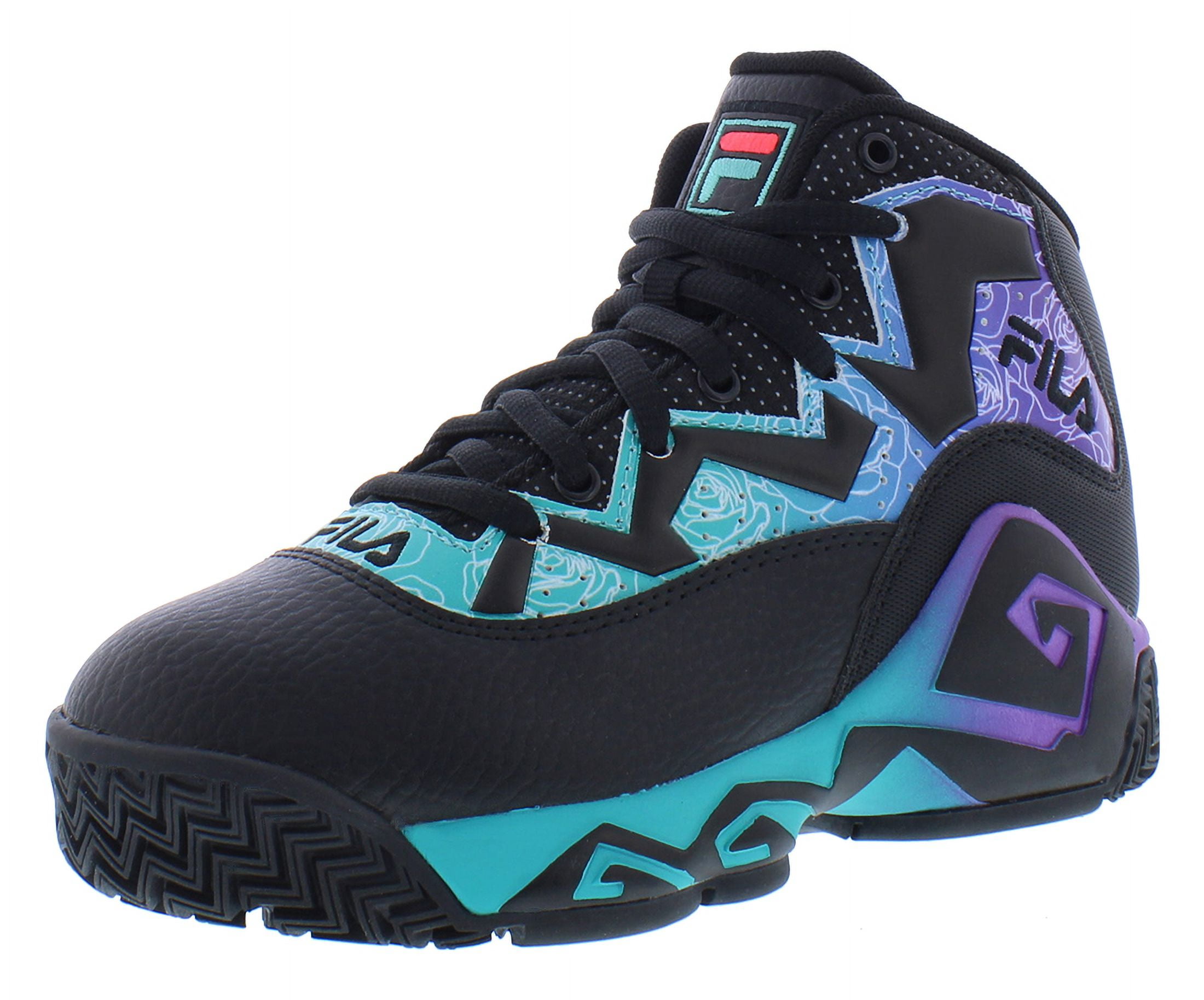 Fila Mb Boys Shoes Size 13.5 Color Black Purple Blue Walmart
