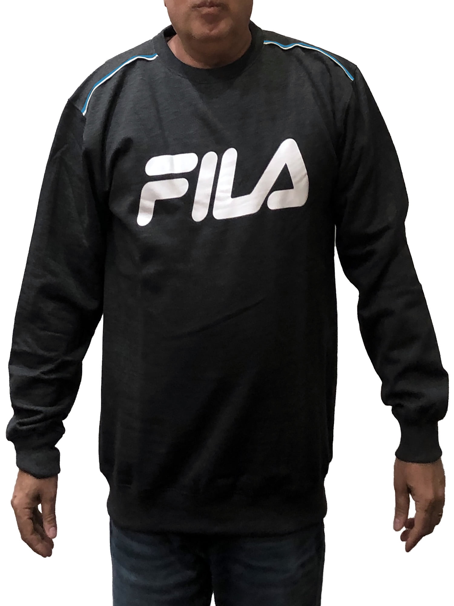 Fila Men's Big & Tall Classic Fleece Crewneck Pullover, Sizes XLT-6XL - Walmart.com