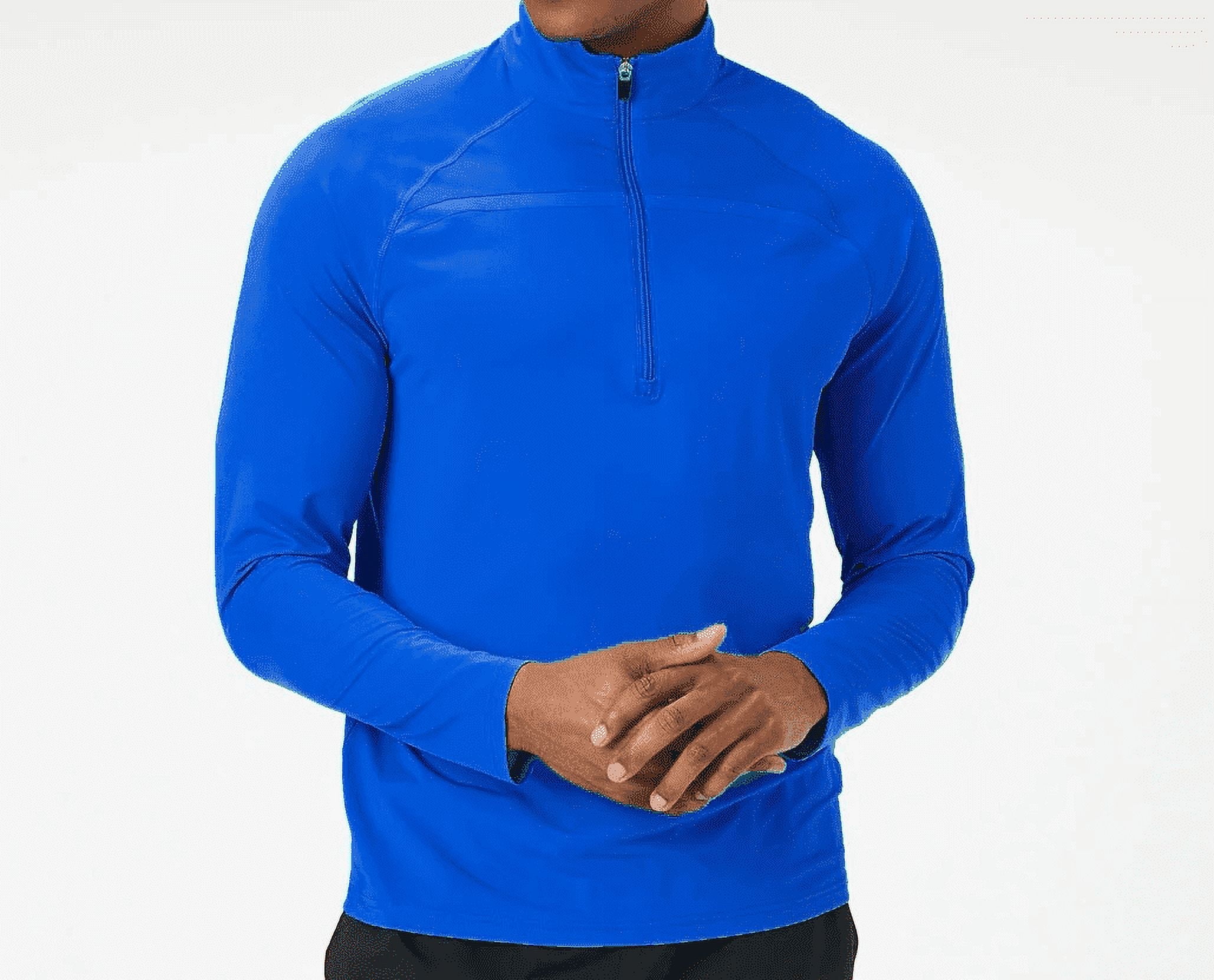 Fila Men`s Essentials Half Zip Tennis Top Royal Blue (XXL) - Walmart.com