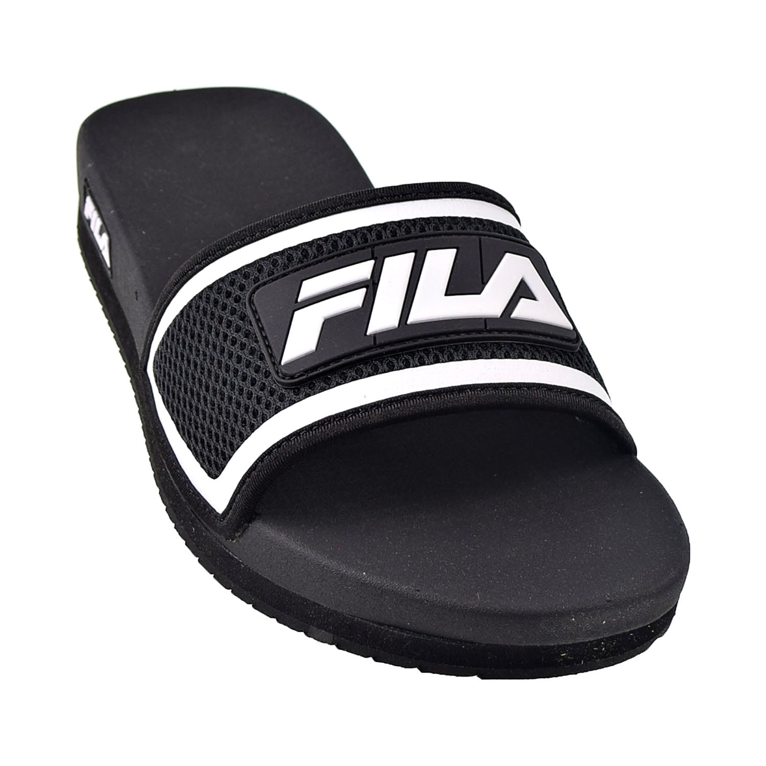 Fila Men's Lunar Slides Black-White 1sm00824-021 - Walmart.com