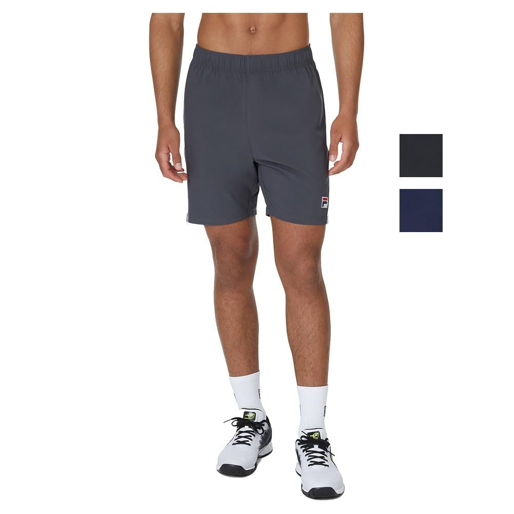 Fila Men`s Stretch Woven 7 Inch Pickleball Short ( SMALL Black/White ...