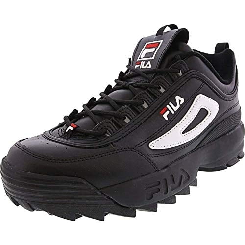 Fila Mens Disruptor II Premium Leather Logo Sneakers - Walmart.com
