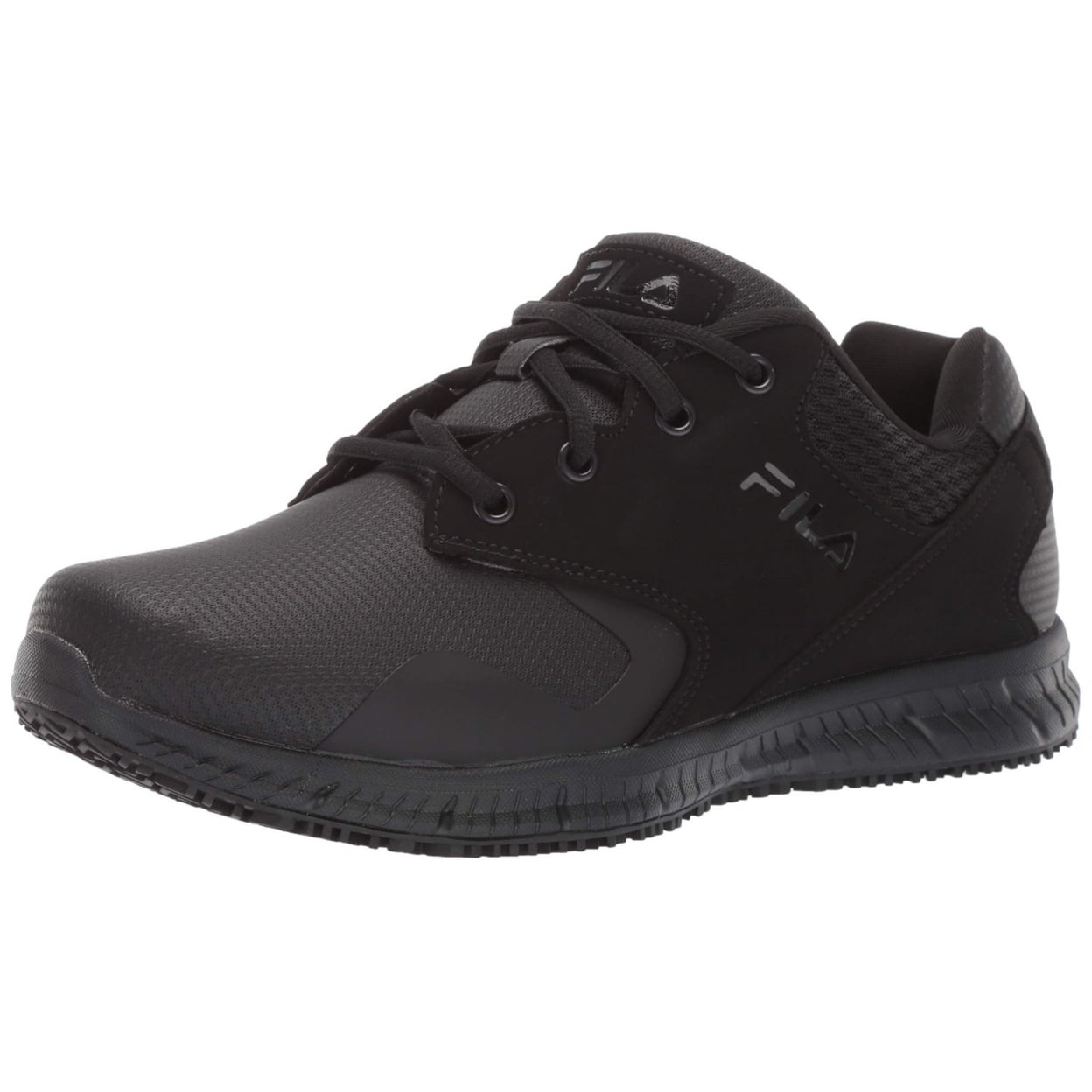 FILA Mens Work Shoes, Memory Layers, Black, Size 12 - Walmart.com