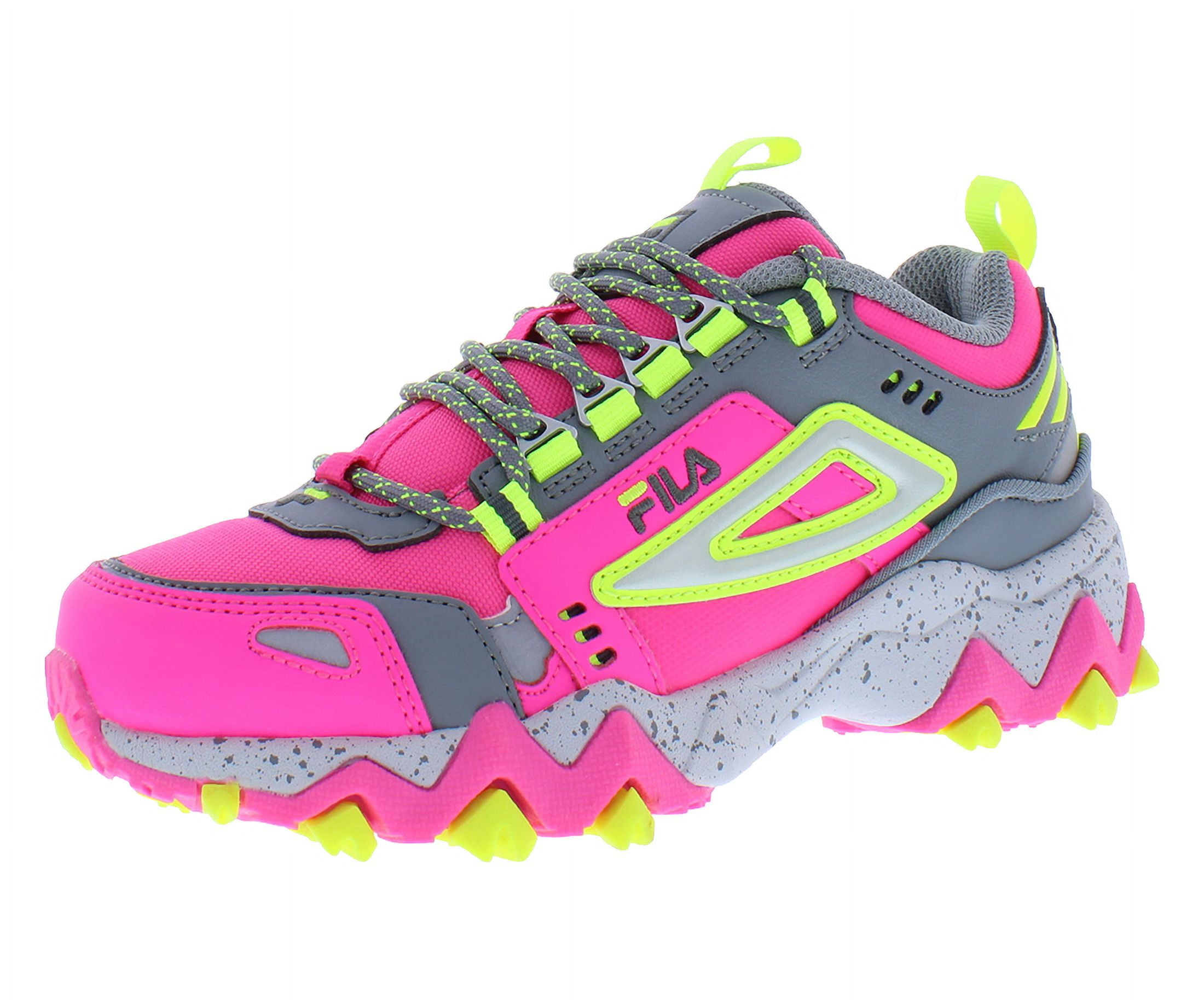 Fila Oakmont Tr Girls Shoes Size 4.5, Color: Pink/Grey - Walmart.com