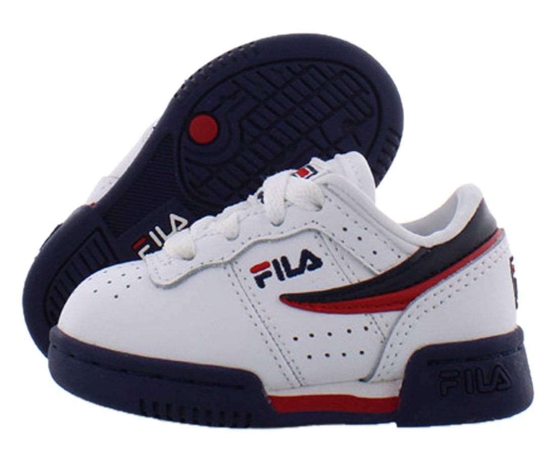 Fila Original Fitness Baby Boys Shoes Size 6, Color: White/Navy ...