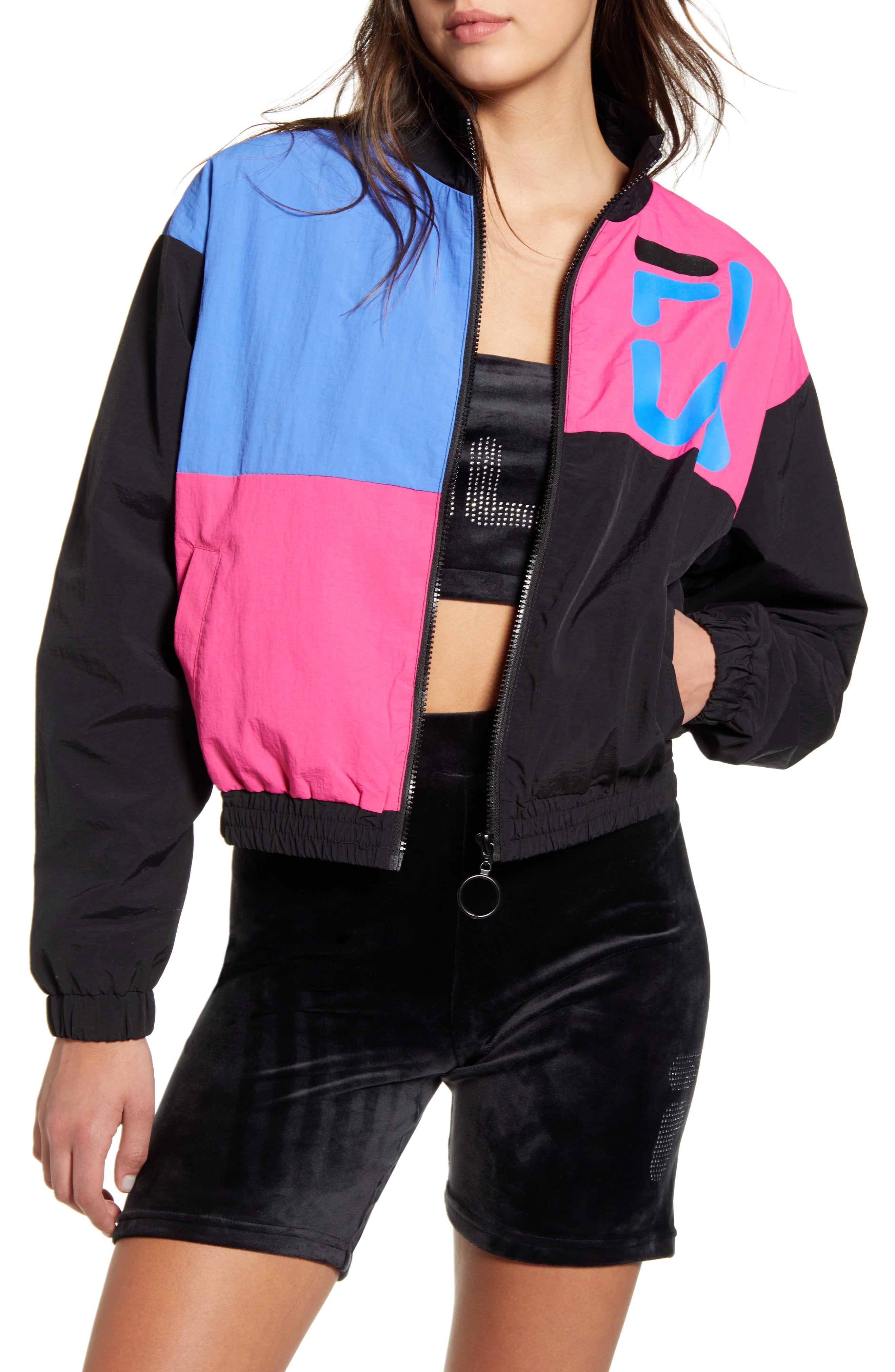Fila Rumi Windjacket Womens Jackets Size Xs, Color: Purple/Pink ...