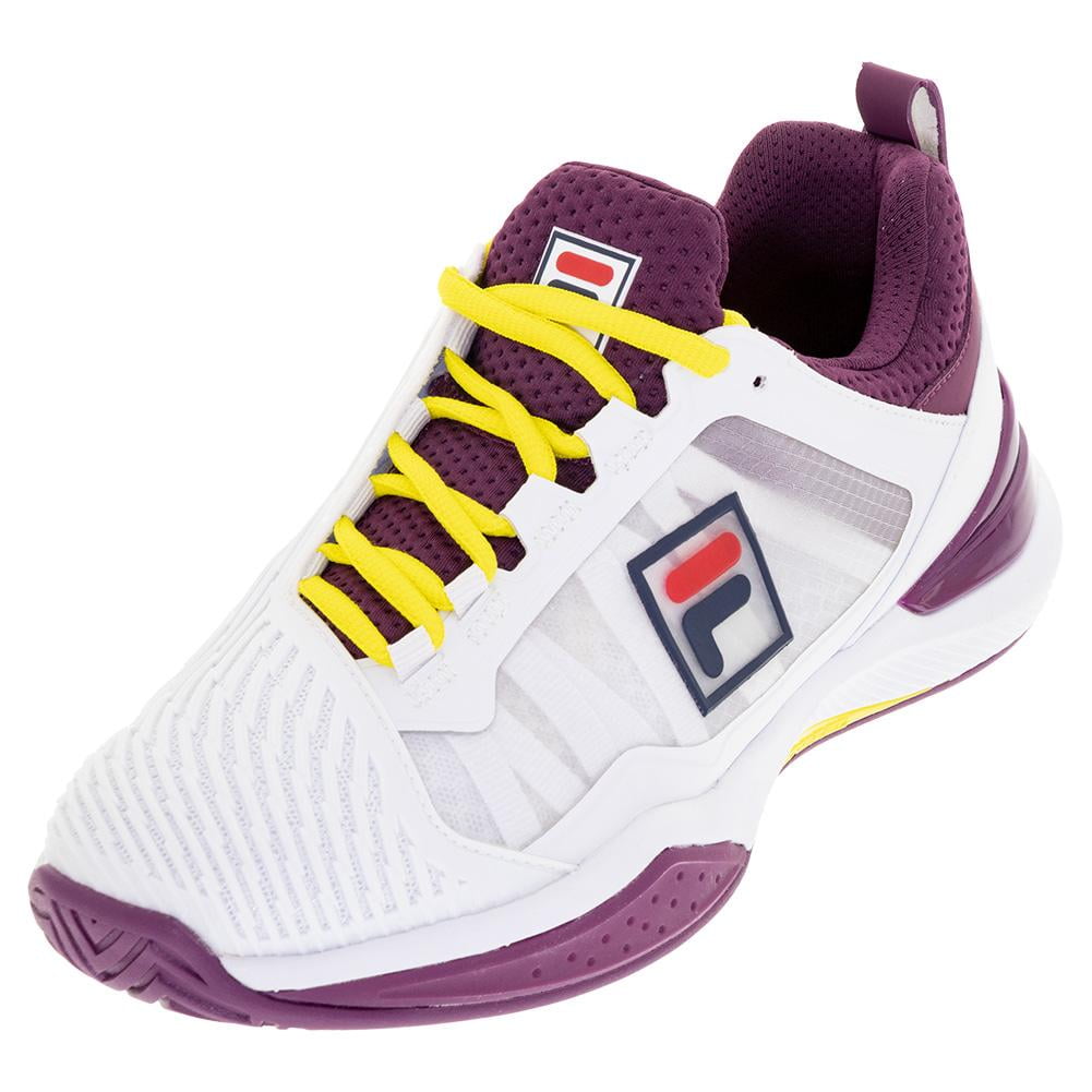 Fila Speedserve Womens Shoes Size 9, Color: White/Purple - Walmart.com