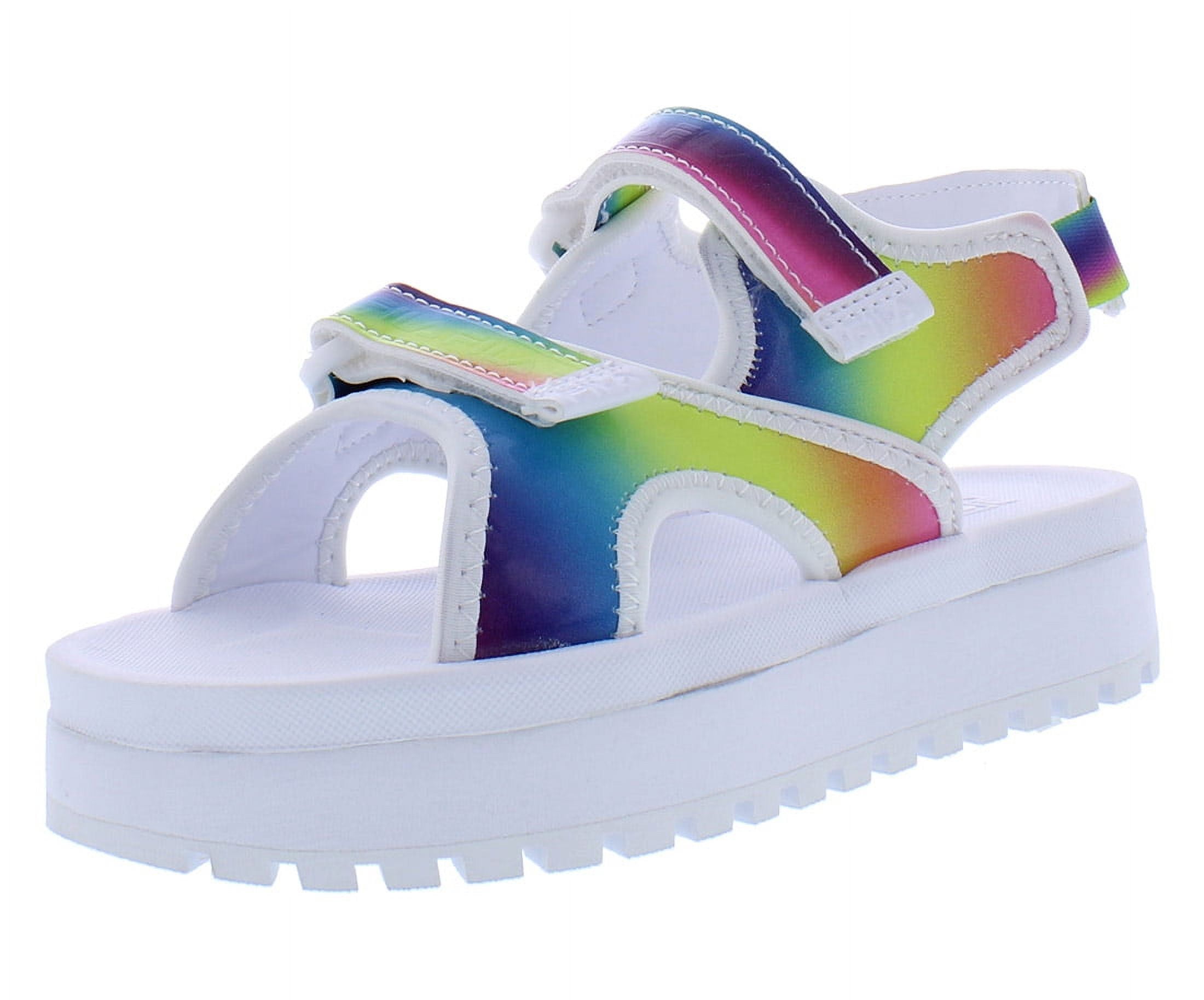 Fila Spot Eva Sandal PS Girls Shoes Size 12, Color: White/Shocking ...
