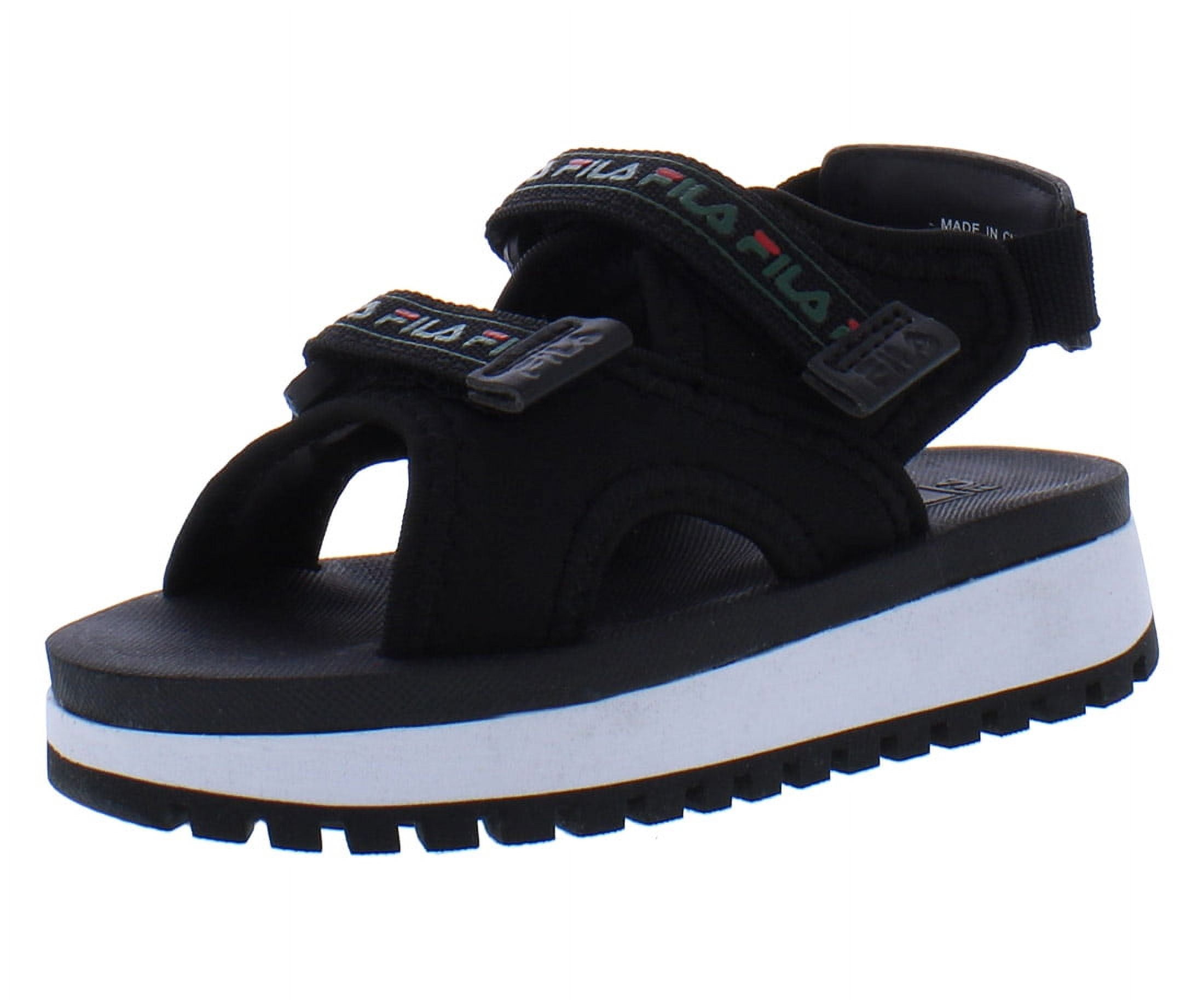 Fila Spot Eva Sandal PS Infant/Toddler Shoes Size 7, Color: Black/Syca ...