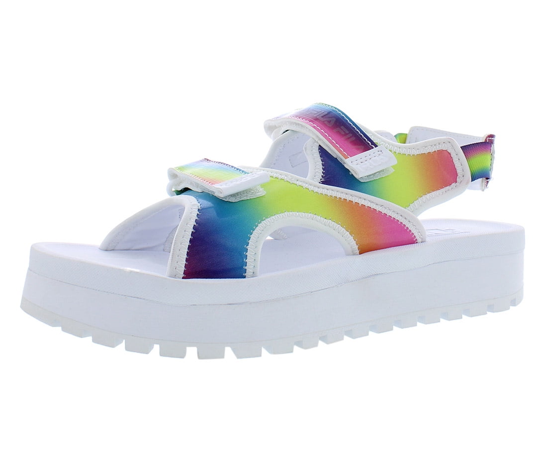 Fila Spot Eva Tie Dye Girls Shoes Size 2, Color: White/Tie Dye ...