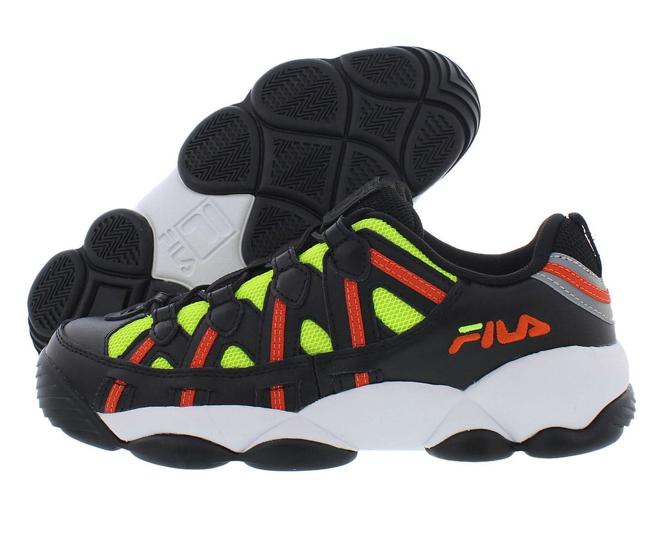 Fila Stackhouse Spaghetti Low Mens Shoes Size 11, Color: Black/Lime ...