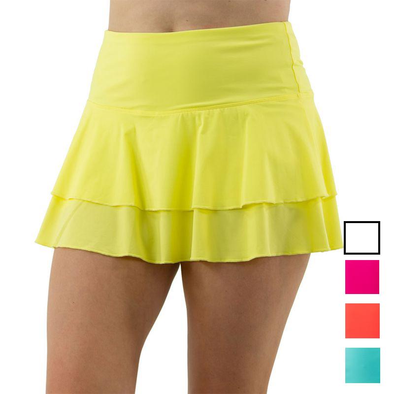 Fila Women`s Essentials Tiered Ruffle Tennis Skort ( MEDIUM Blue ...