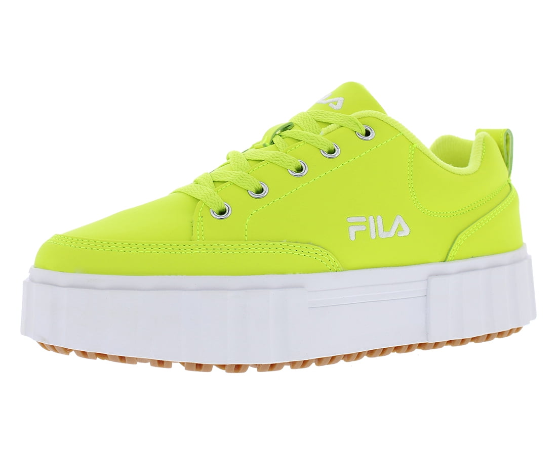 Fila Women's Sandblast Low Sneaker, Lime/Lime/Neon - Walmart.com