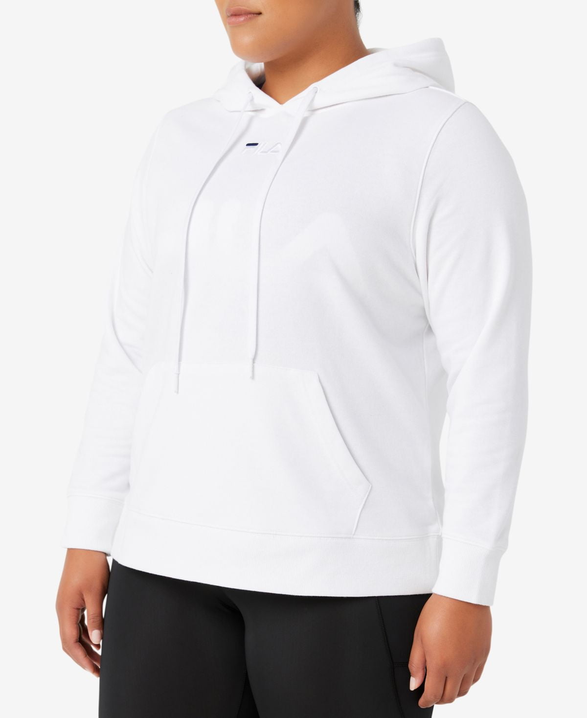 Fila Womens Crowd Pleaser Logo Hoodie,White,2X - Walmart.com