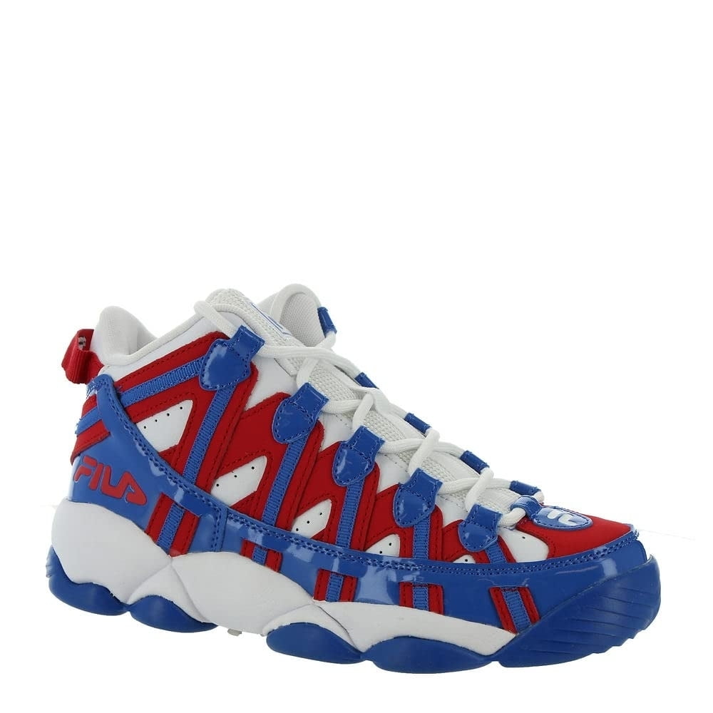 Fila boys Stackhouse Spaghetti (Big Kid) White / Fila Red / Prince Blue ...