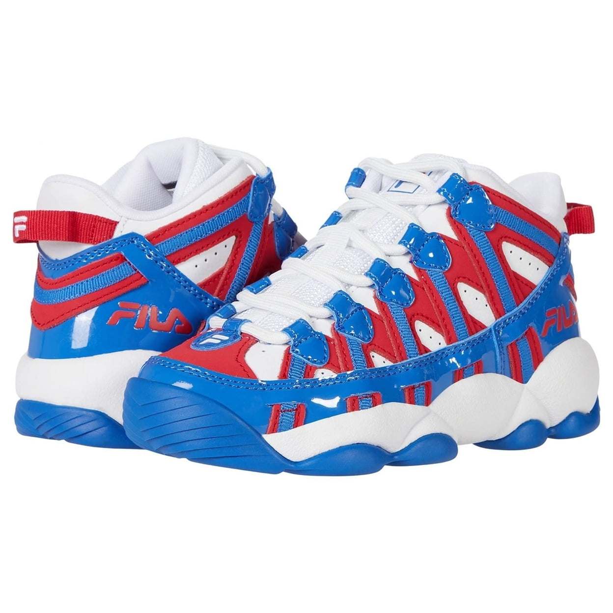 FILA Little Boys Stackhouse Spaghetti Sneakers Black White 3BM01311-021 ...