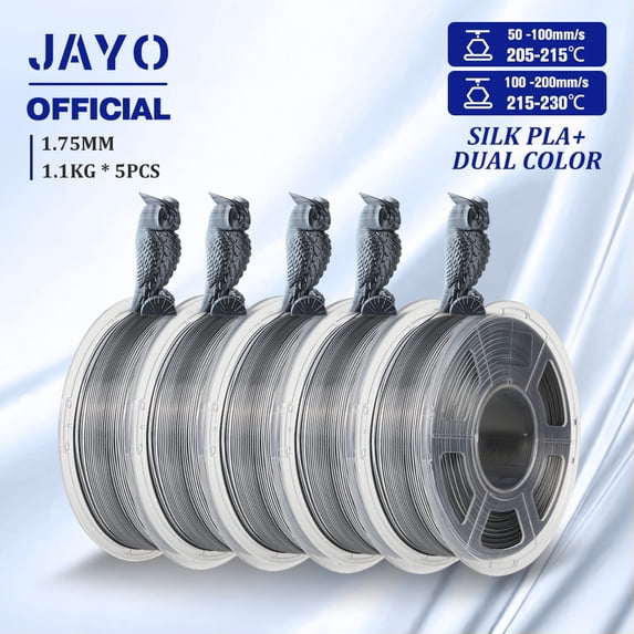 Filament 1.75mm Dual Colors 3D Printer Filament Coextrusion Silk Triple ...