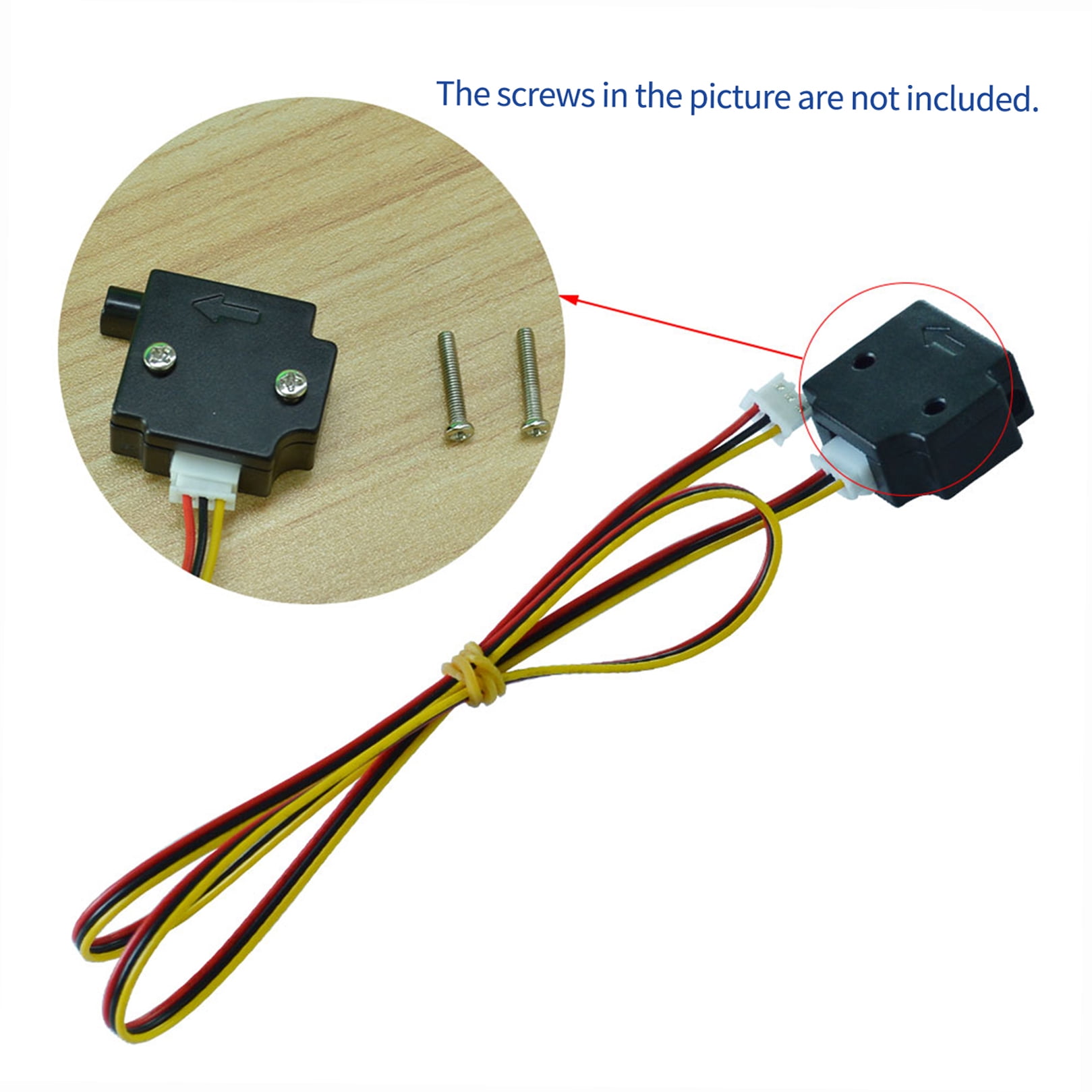 Filament Detector, With 1 With 1 Meter 3d Printer 1.75mm 1 Meter Cable Run-out Pause Meter Cable ...