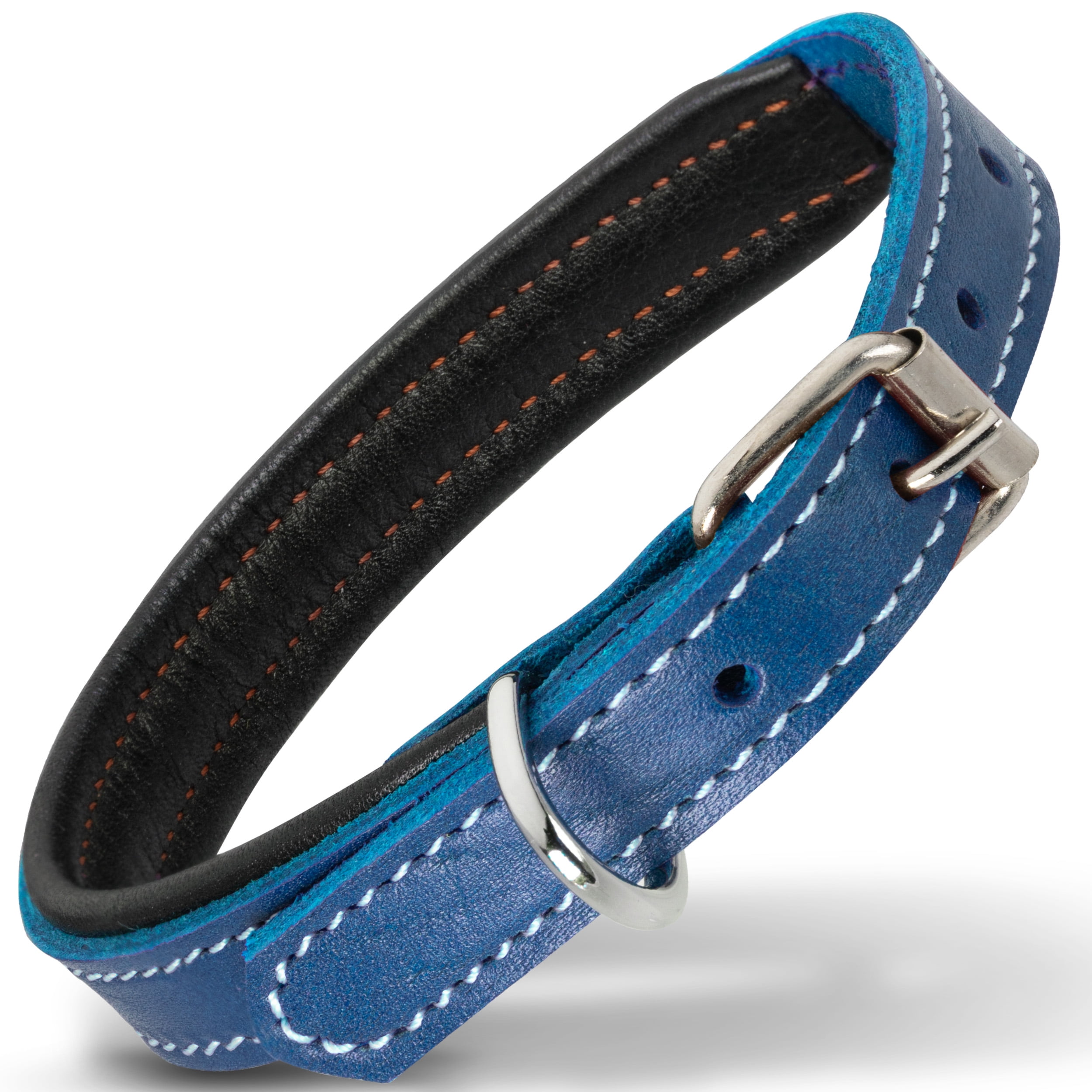 Filbert Leather Dog Collar, Genuine Leather Collar for Small Dogs ...