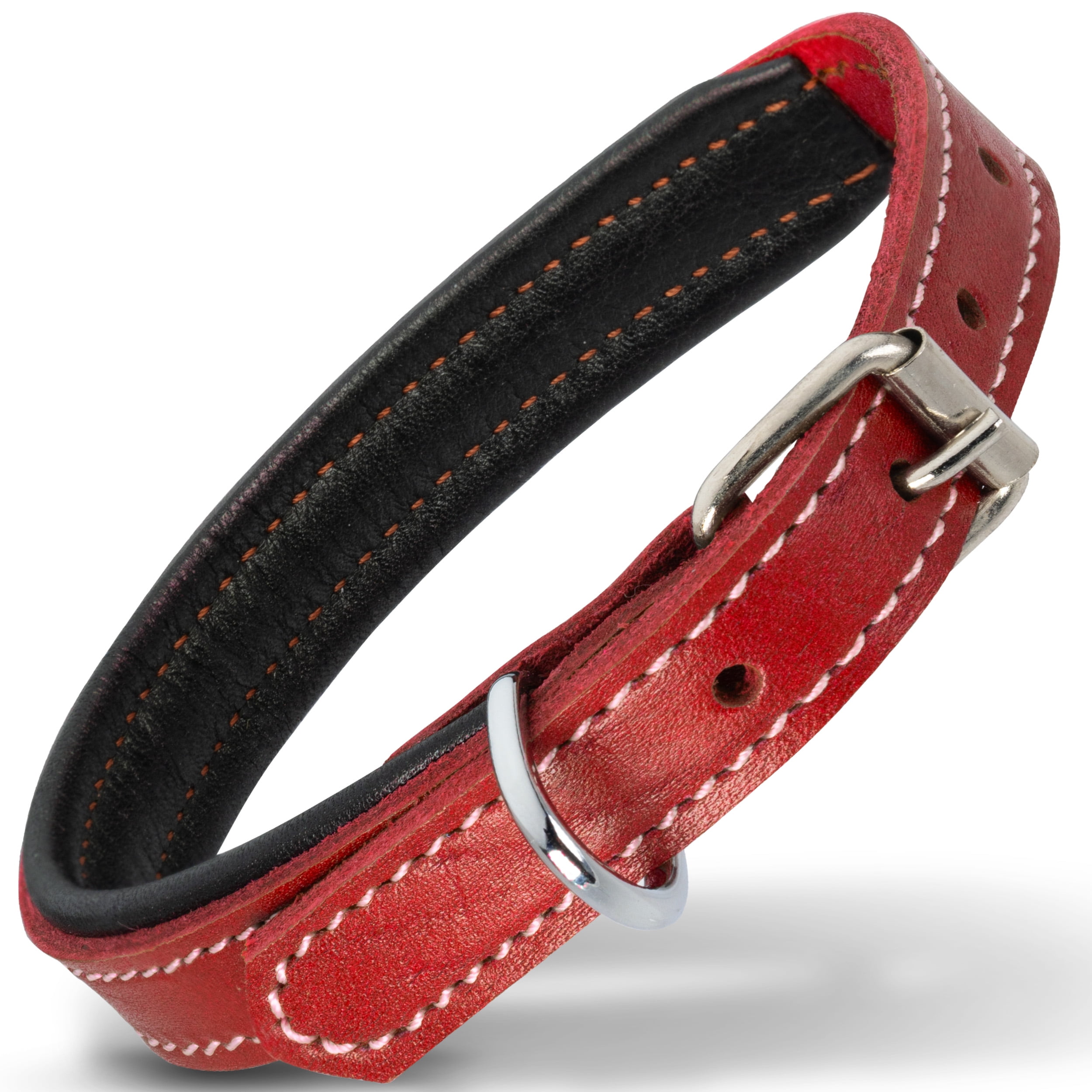 Filbert Leather Dog Collar, Genuine Leather Collar for Small Dogs ...
