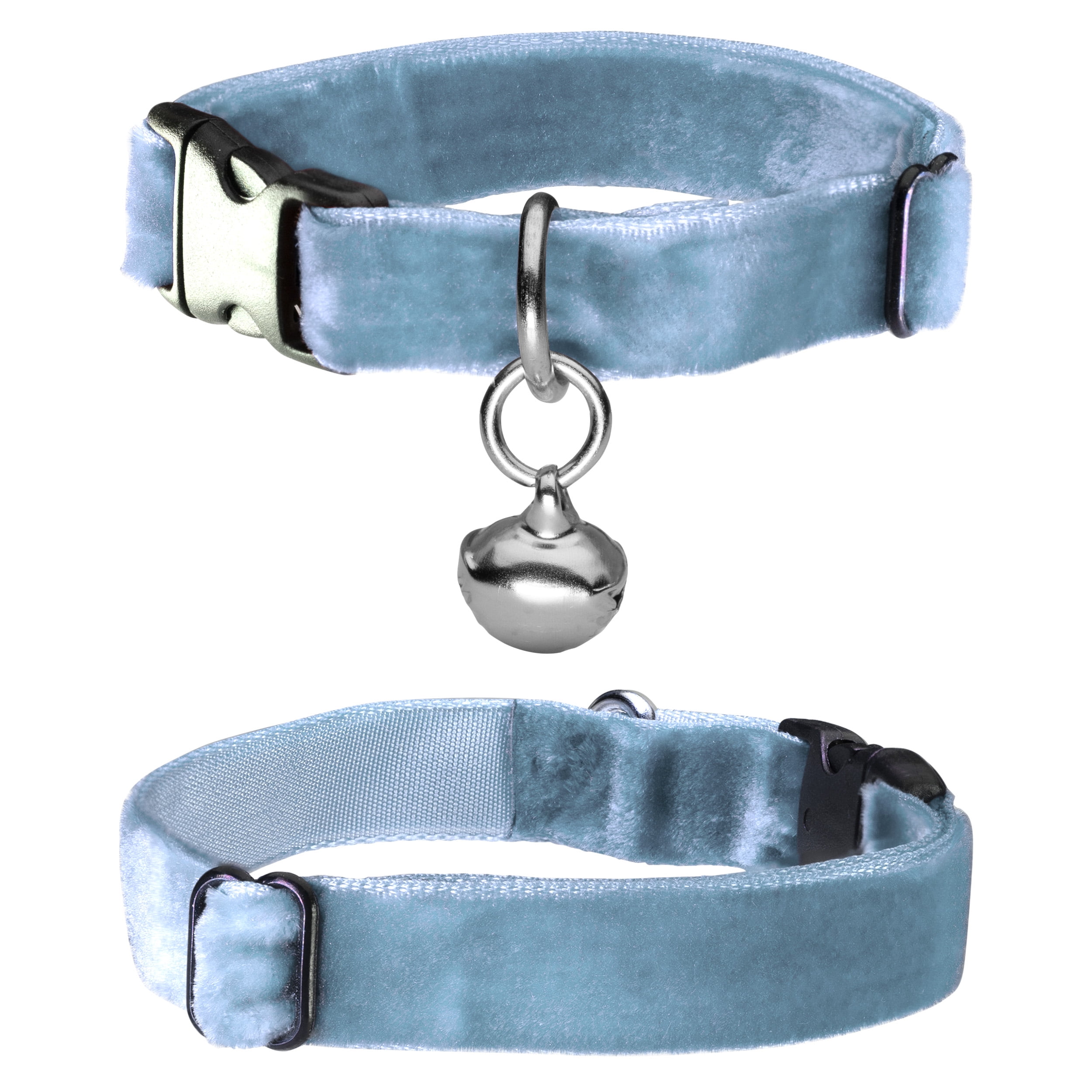 Filbert Velvet Cat Collar with Bells, Velvet Kitten Collar with Bell ...