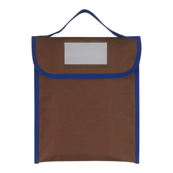 File Bag with Clear Label Window School Book Bag Portable Document ...