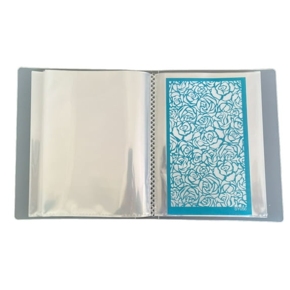 File Book Folder with 40 Pocket File Album Photo Folder File Cover for ...