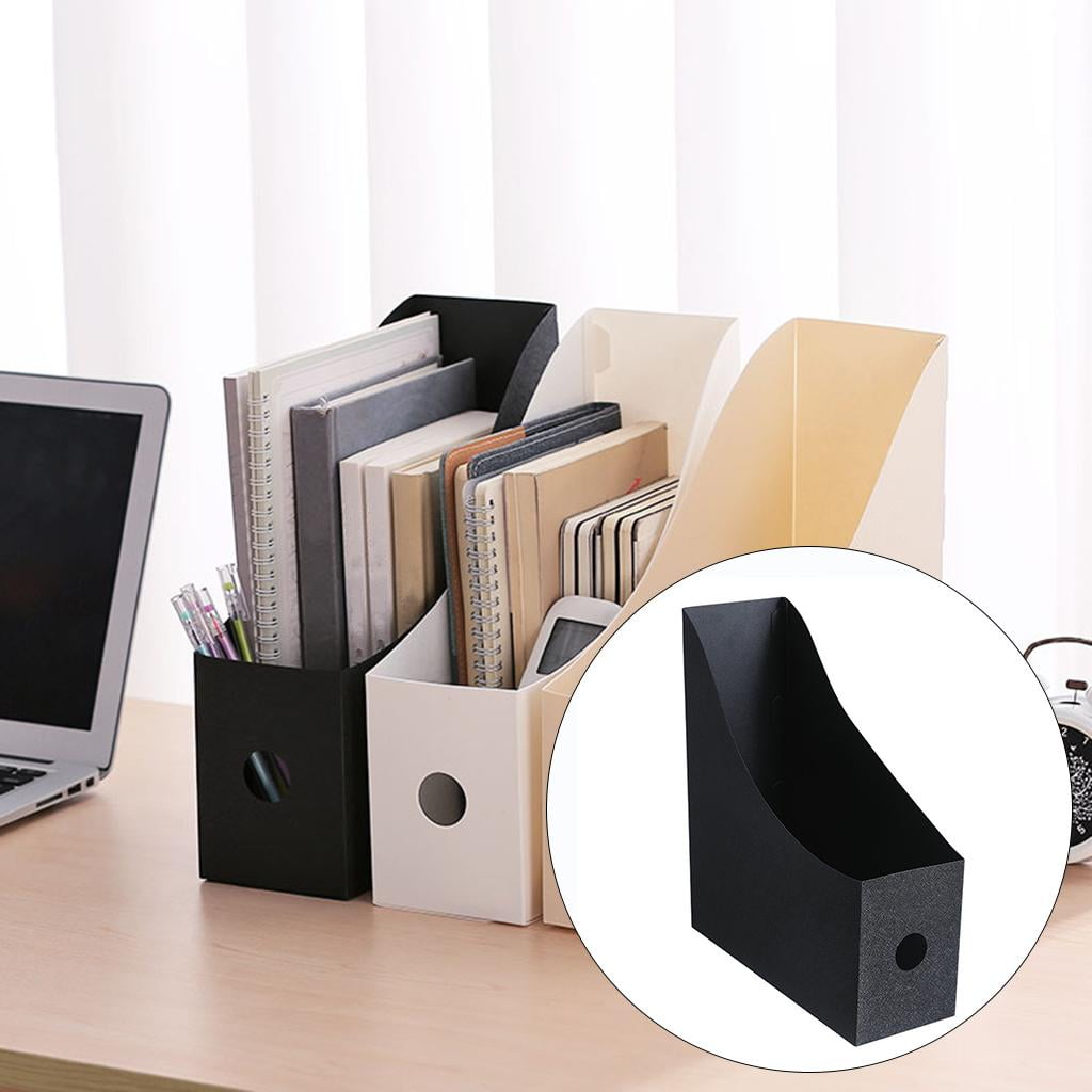 File Book Holder Desktop Organizer Vertical Document Paper Folder ...