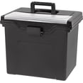 File Box with Lid File Organizer for Letter File w/Organizer-Lid ...