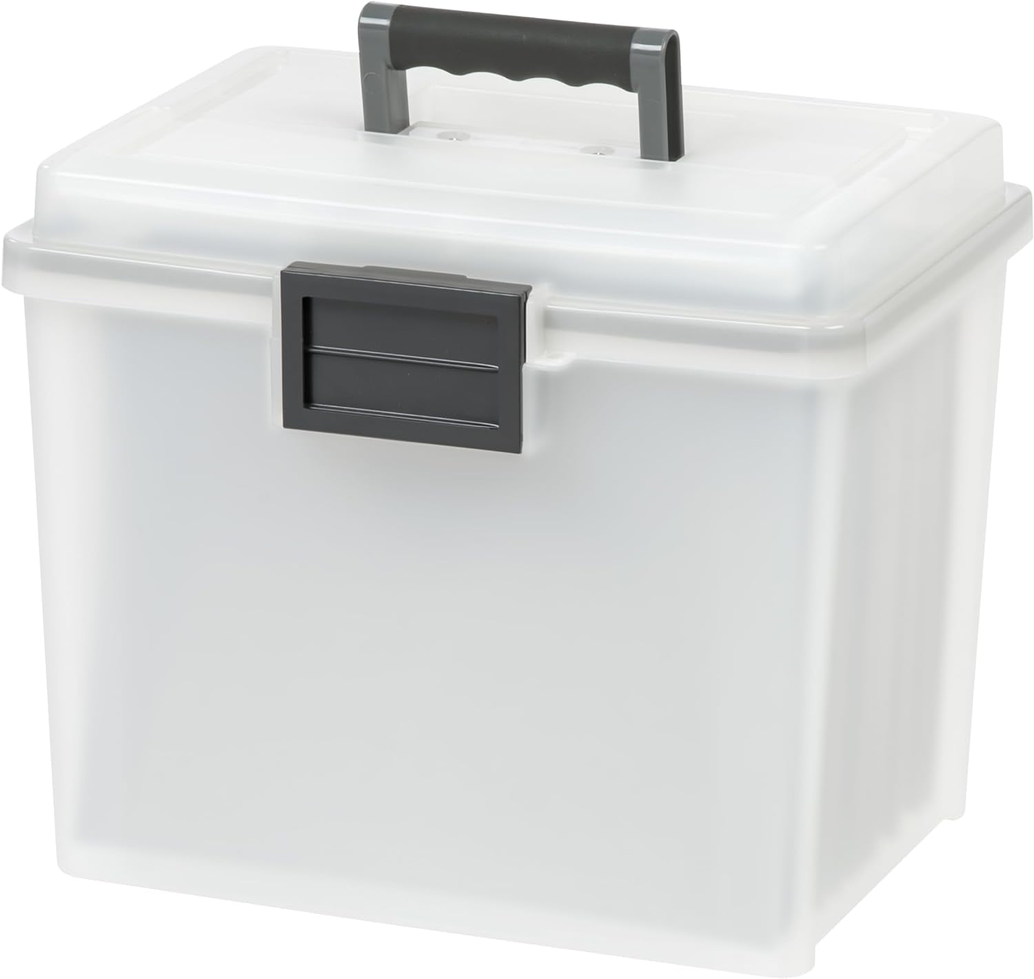 File Box WeatherPro Portable File Organizer Plastic File Box for Letter ...