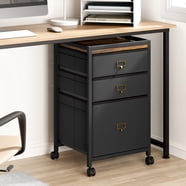 Best Choice Vertical Rolling File Cabinet w/ Rubberwood Frame, Locking ...