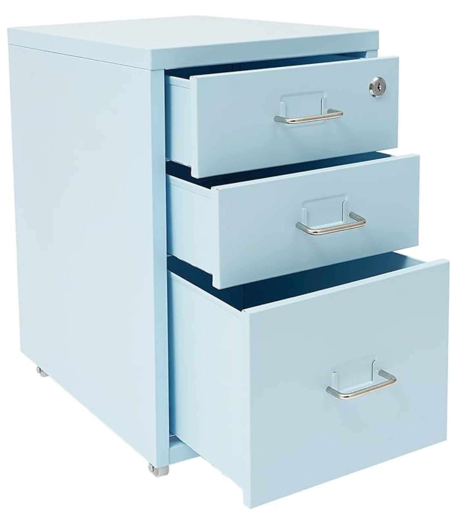 File Cabinet, 3-Drawer Vertical File Cabinet with Lock, Office Home ...