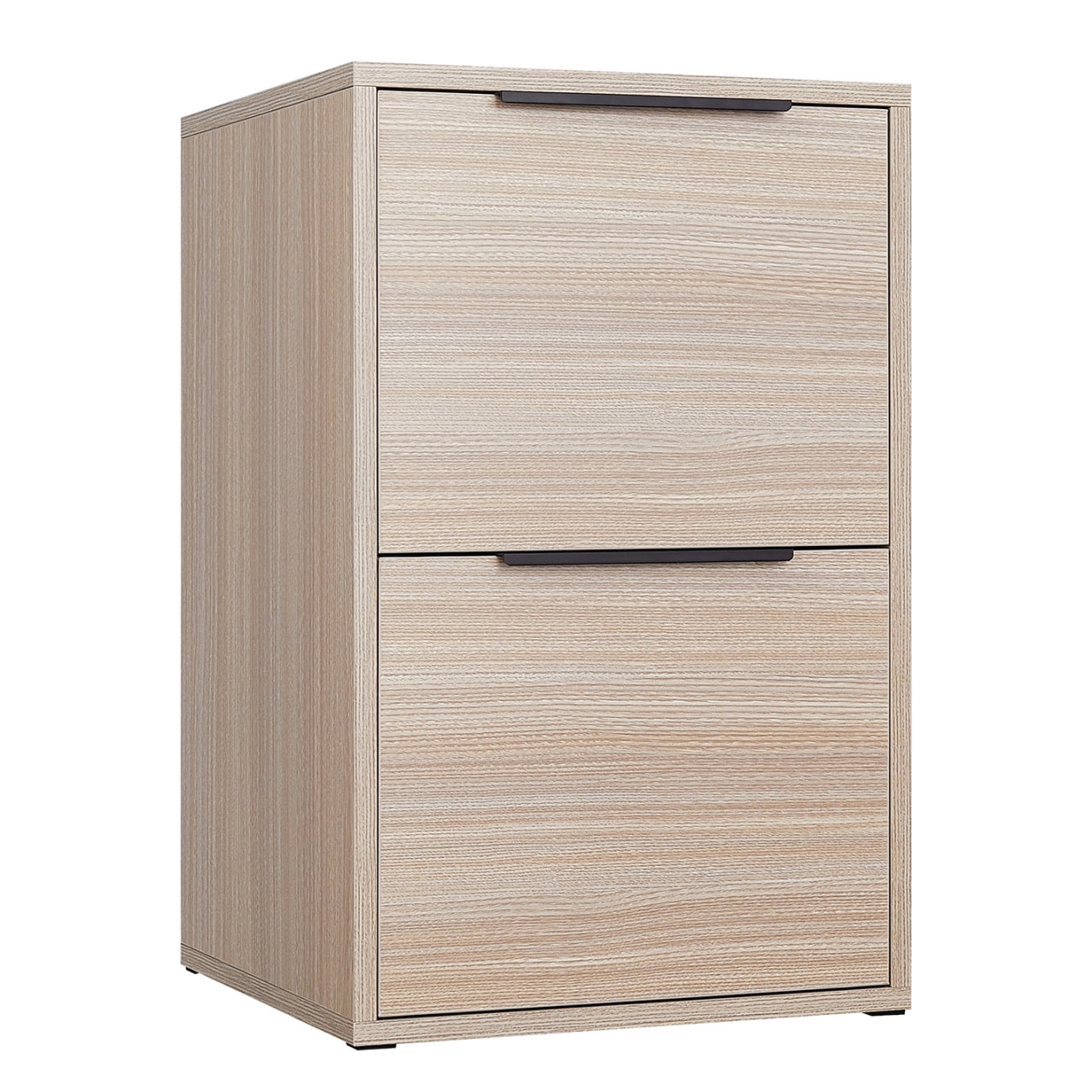 File Cabinet Easy Pull Handle, Office Cabinet with 2 Drawers, Wooden ...