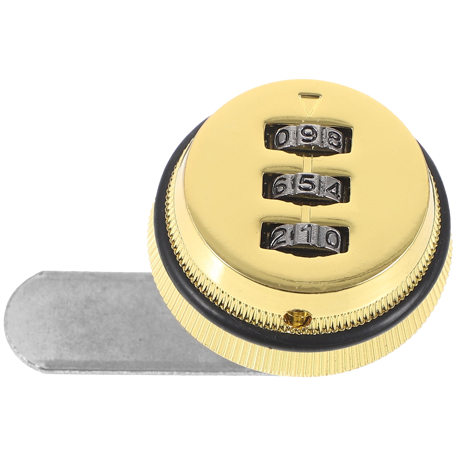 File Cabinet Lock Coded Flip Gate Latch Fastener Secure Golden ...